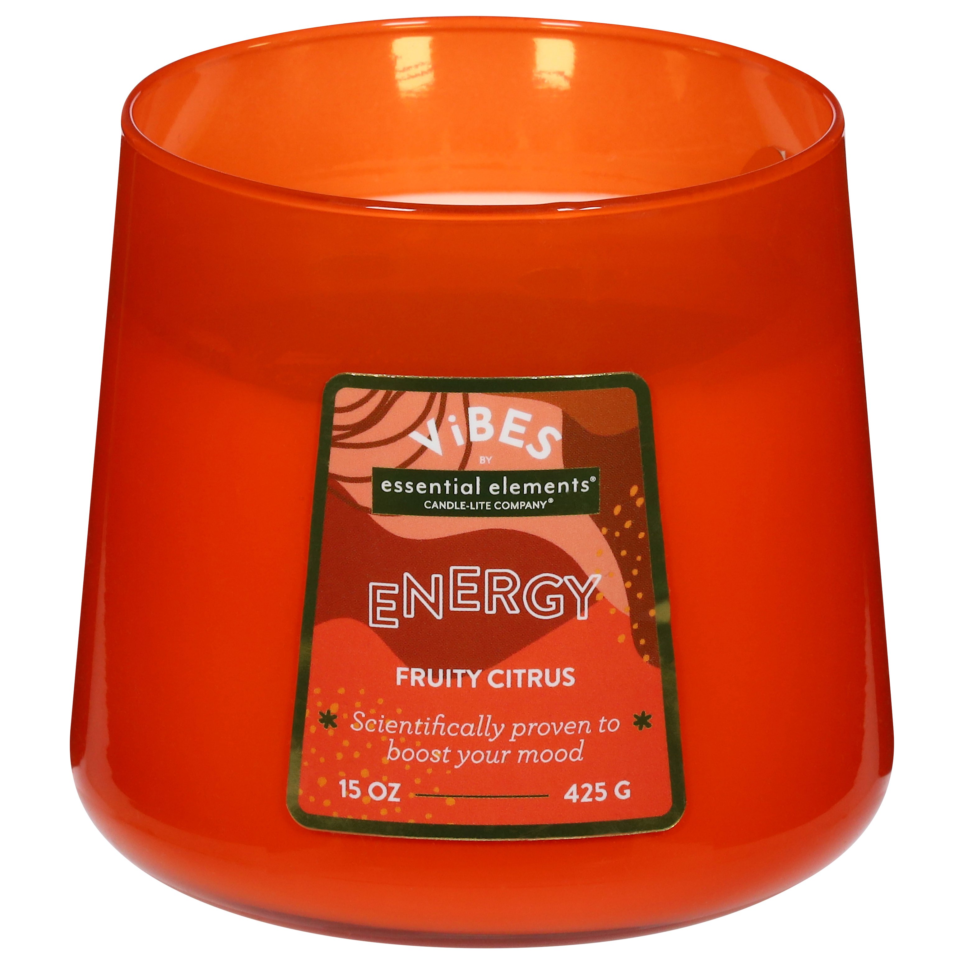 Essential Elements Vibes Energy Fruity Citrus Scented Candle - Shop ...