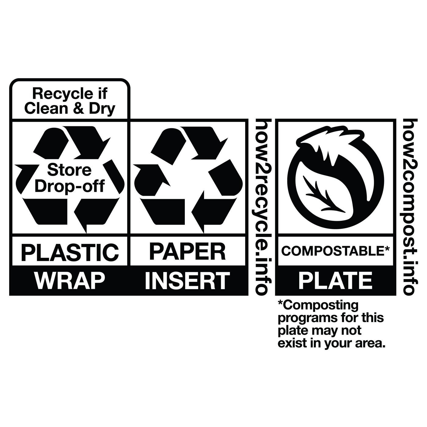 Field & Future by H‑E‑B Extra Strong Compostable Paper Plates, 9 in ...