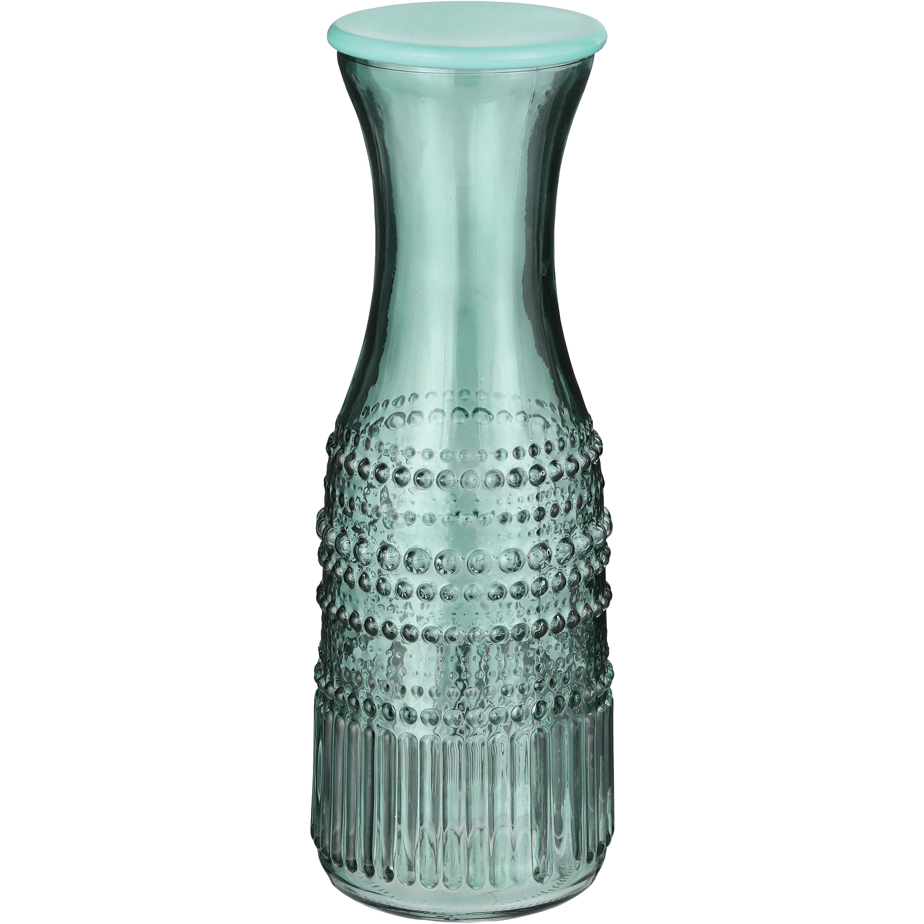 Destination Holiday Glass Carafe with Lid - Teal - Shop Seasonal decor ...