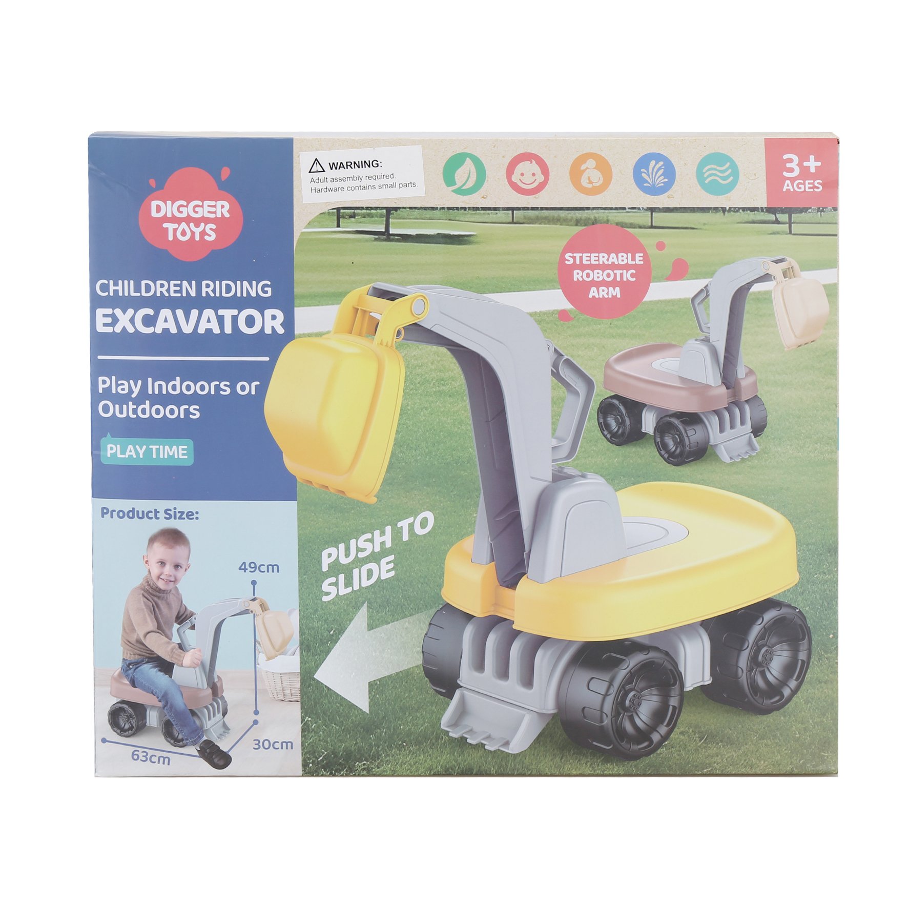 Digger Toys Children's Riding Excavator - Shop Yard & sandbox toys at H-E-B