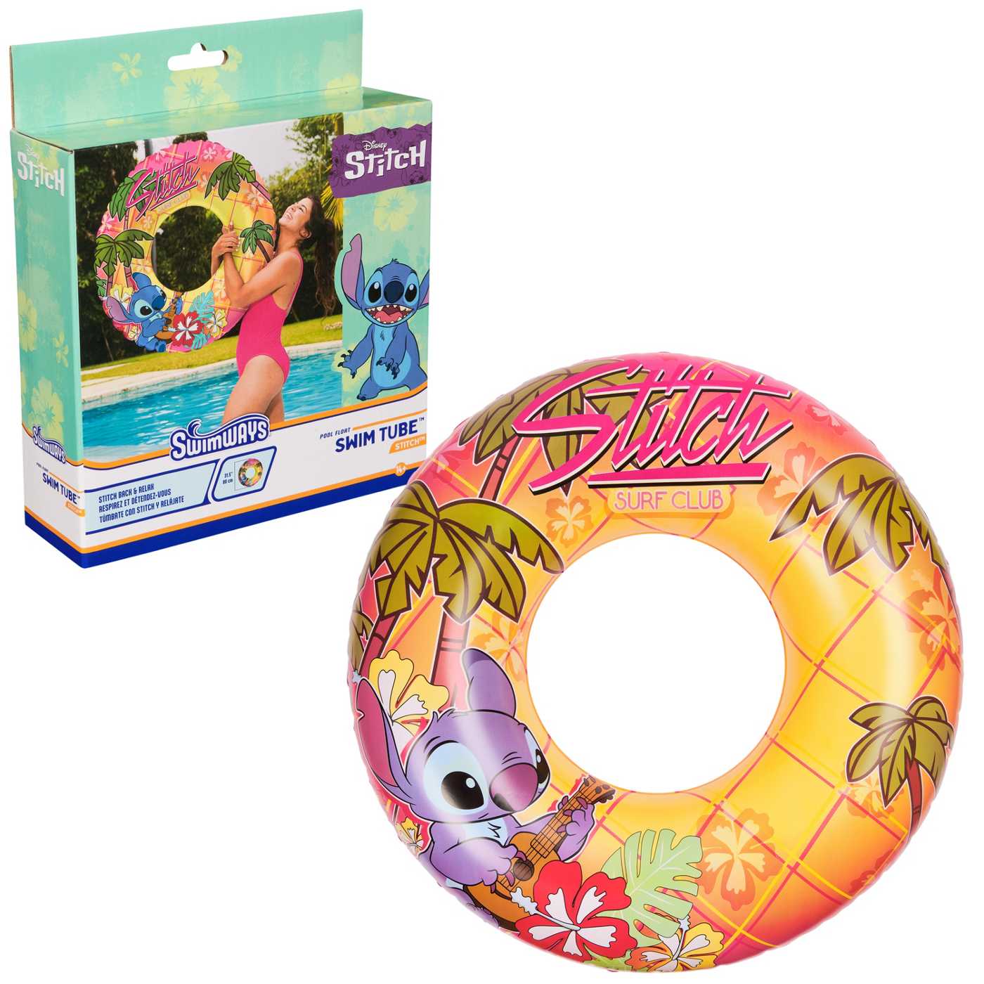 SwimWays Disney Stitch Swim Tube - Shop Floats at H-E-B