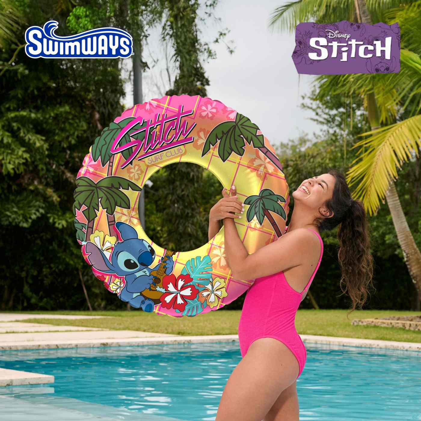 SwimWays Disney Stitch Swim Tube - Shop Floats at H-E-B