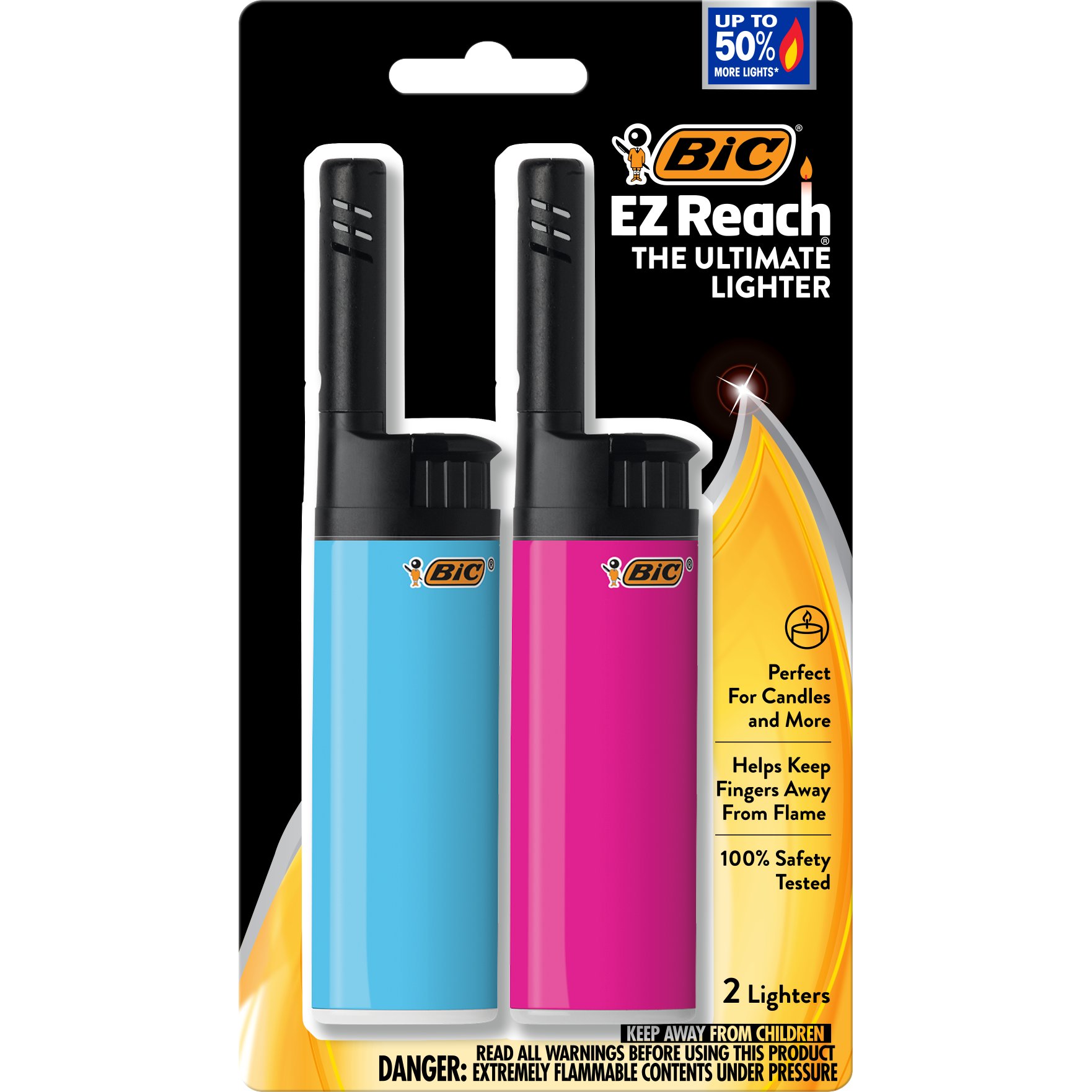 BIC EZ Reach Lighters - Shop Lighters & firestarters at H-E-B