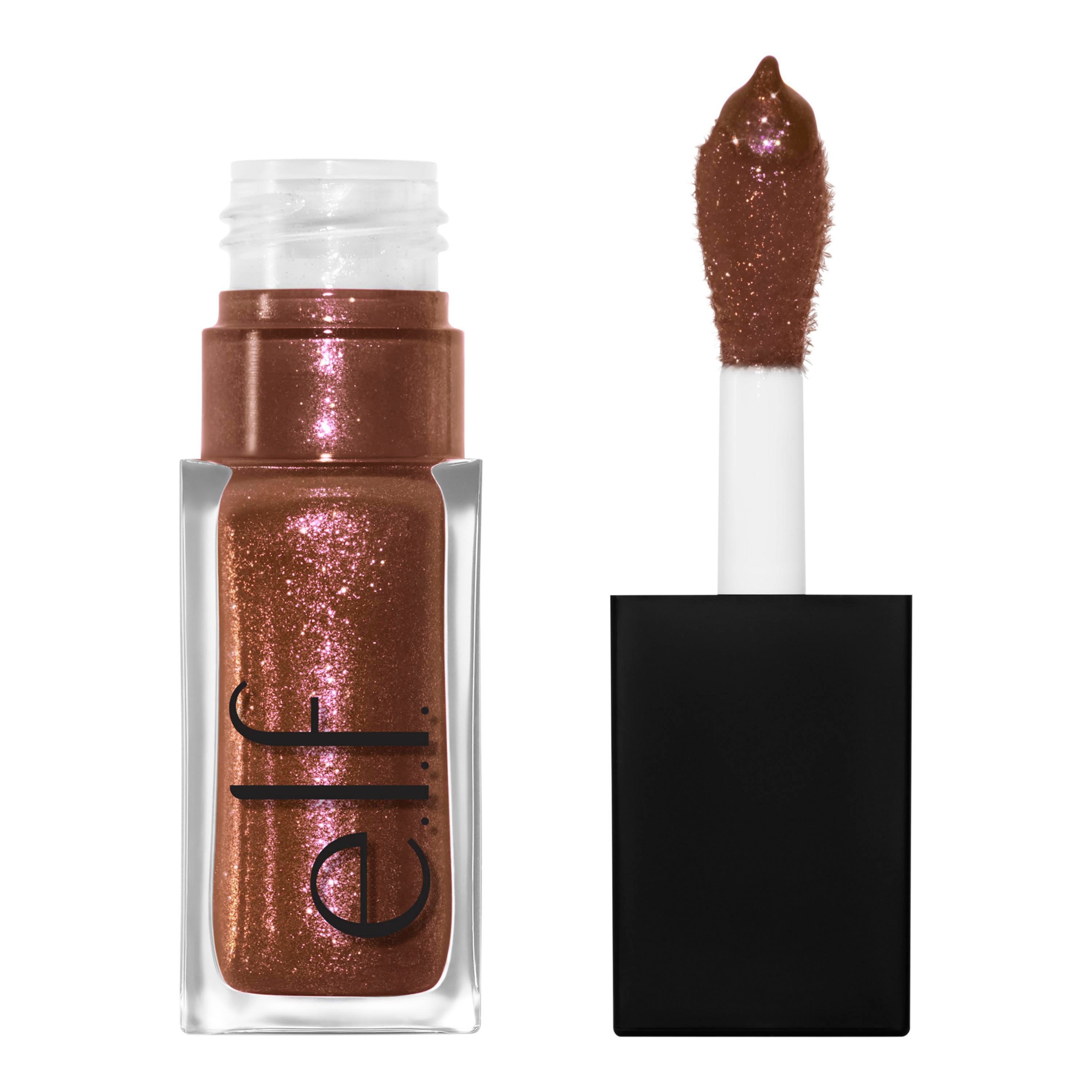 e.l.f. Glow Reviver Lip Oil - Glimmer Chocoluxe - Shop Lip gloss at H-E-B