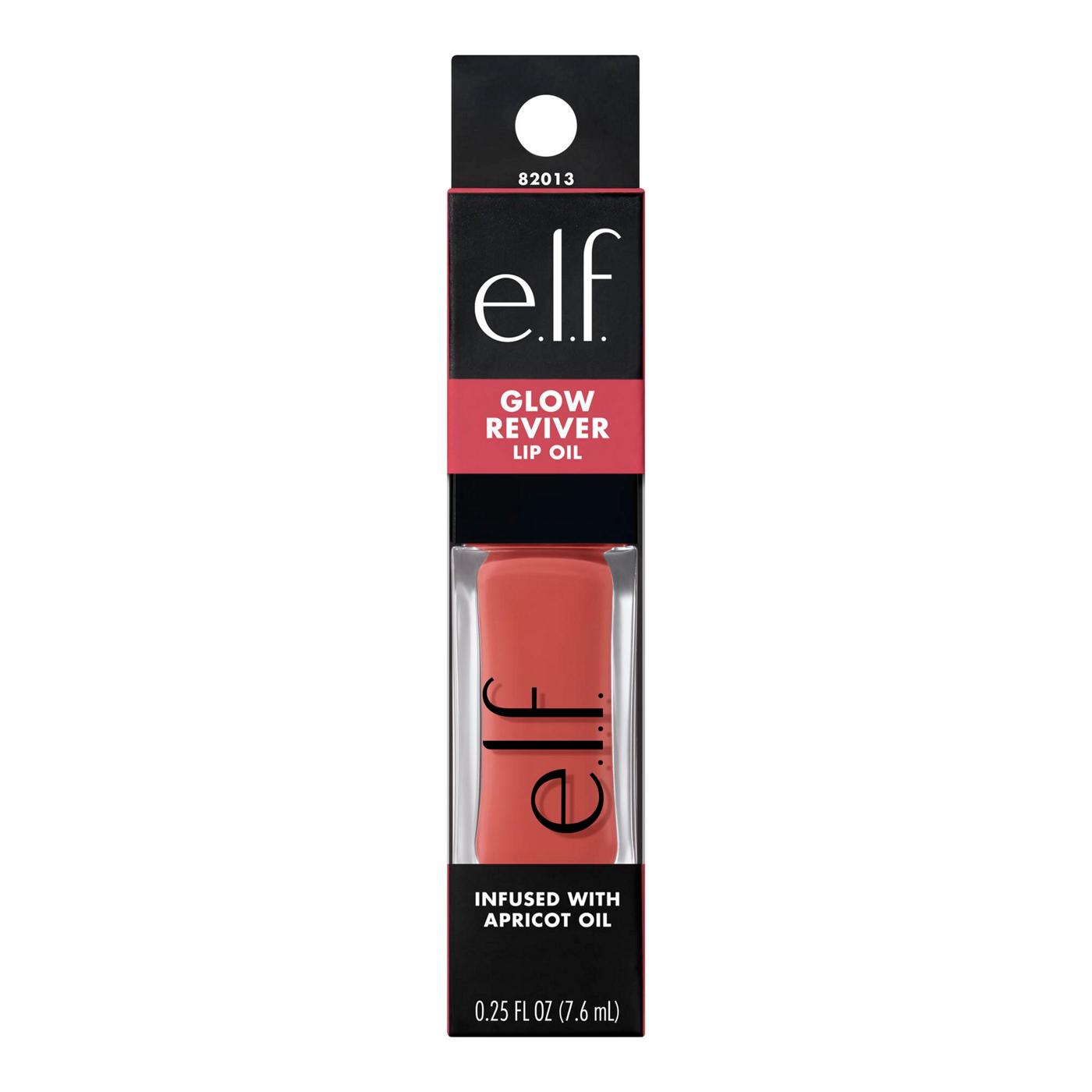 e.l.f. Glow Reviver Lip Oil - It's Giving Guava - Shop Lip gloss at H-E-B