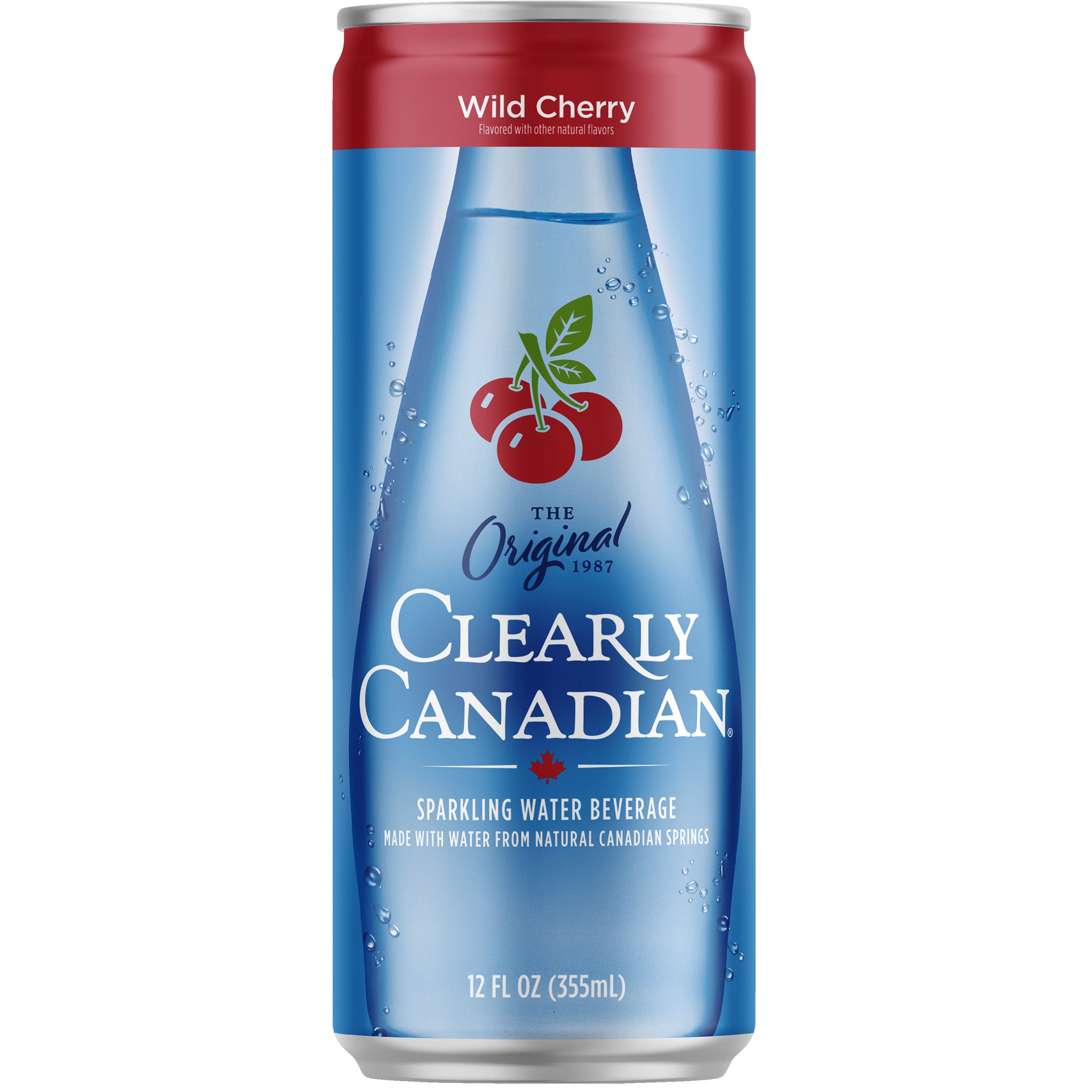 Clearly Canadian Wild Cherry Sparkling Water, 12 oz | Central Market ...