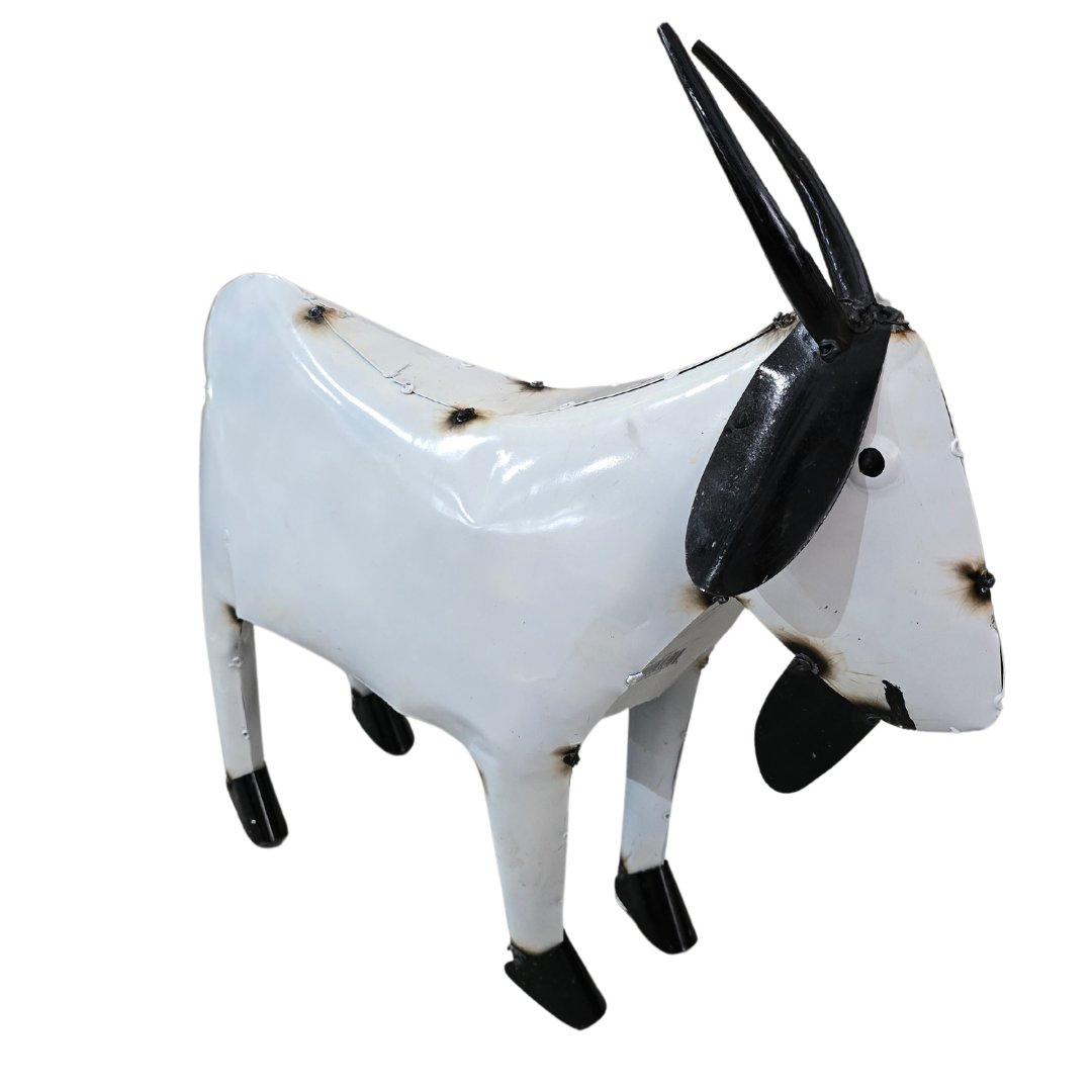 Creative Decor Sourcing Baby Goat Metal Statue - Shop Outdoor decor at ...