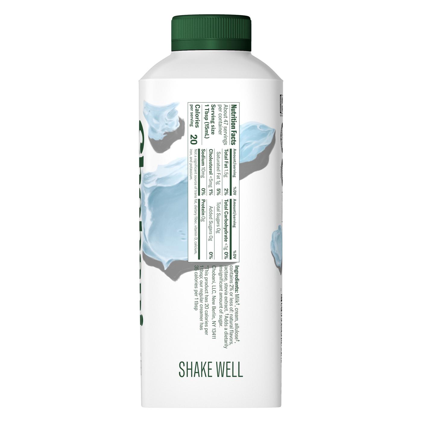 Chobani Zero Sugar Liquid Coffee Creamer - Sweet Cream - Shop Coffee creamer at H-E-B