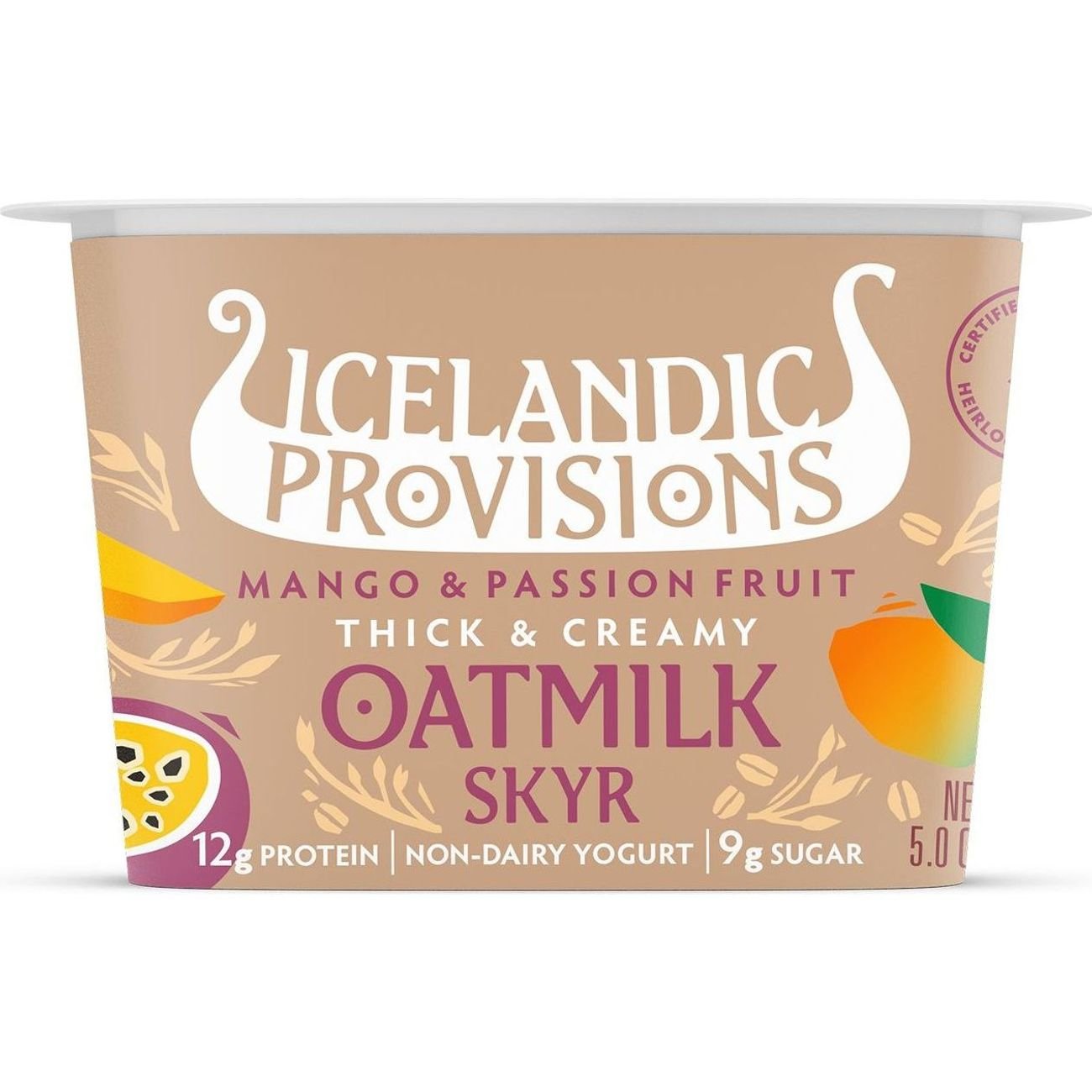 Icelandic Provisions Oatmilk Skyr - Mango & Passion Fruit - Shop Yogurt ...