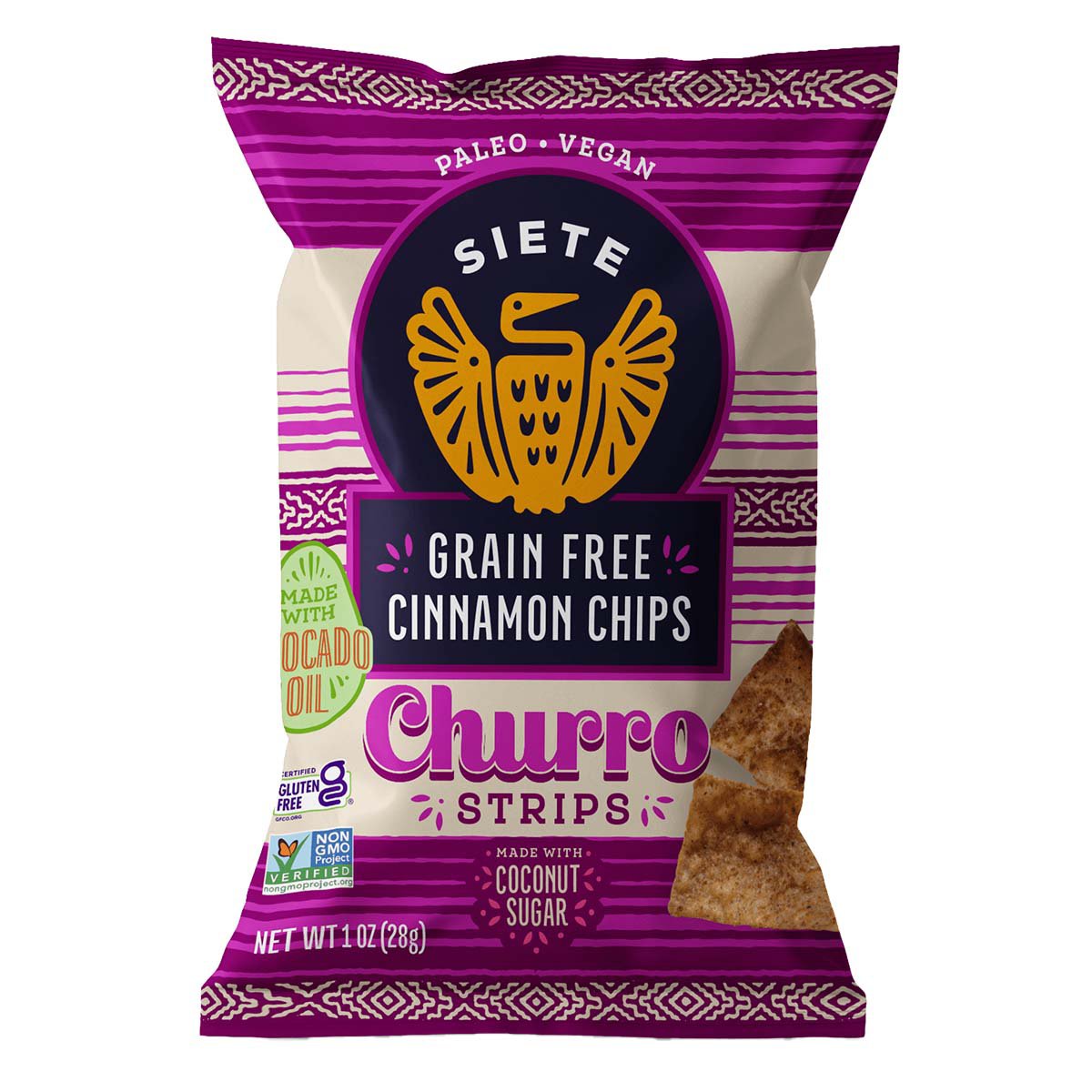 Siete Grain Free Cinnamon Chips Churro Strips - Shop Chips at H-E-B