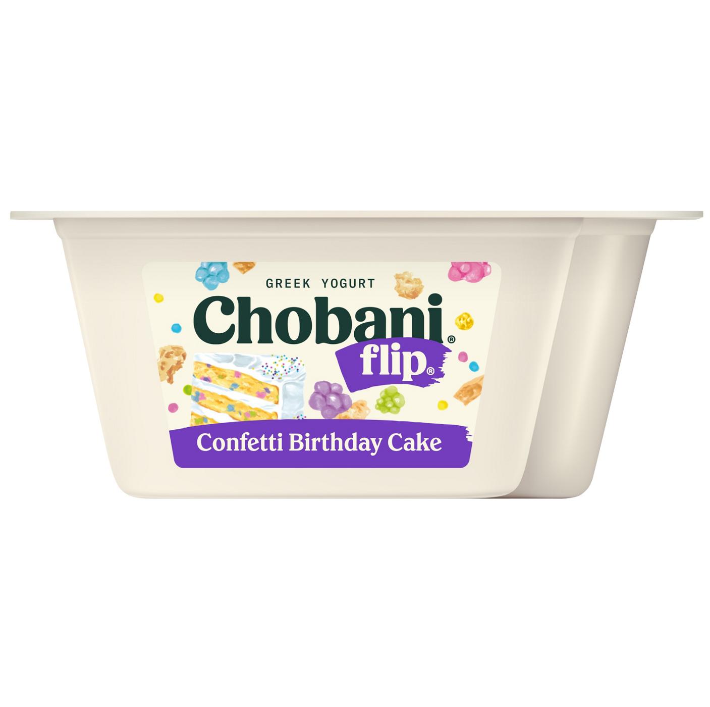 Chobani Flip Low-Fat Greek Yogurt - Confetti Birthday Cake - Shop ...