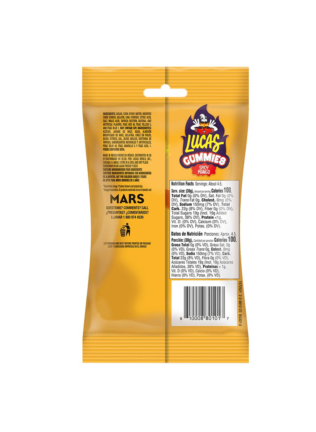 Lucas Gummies Spicy Mango Candy - Shop Candy at H-E-B