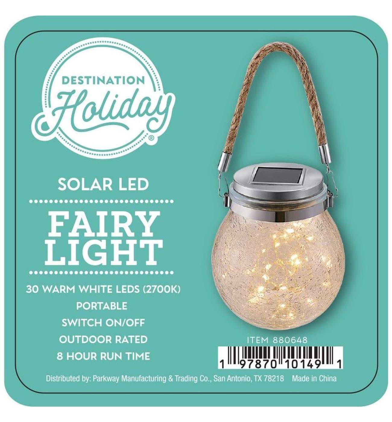 Destination Holiday Solar Lantern Clear - Shop Seasonal decor at H-E-B