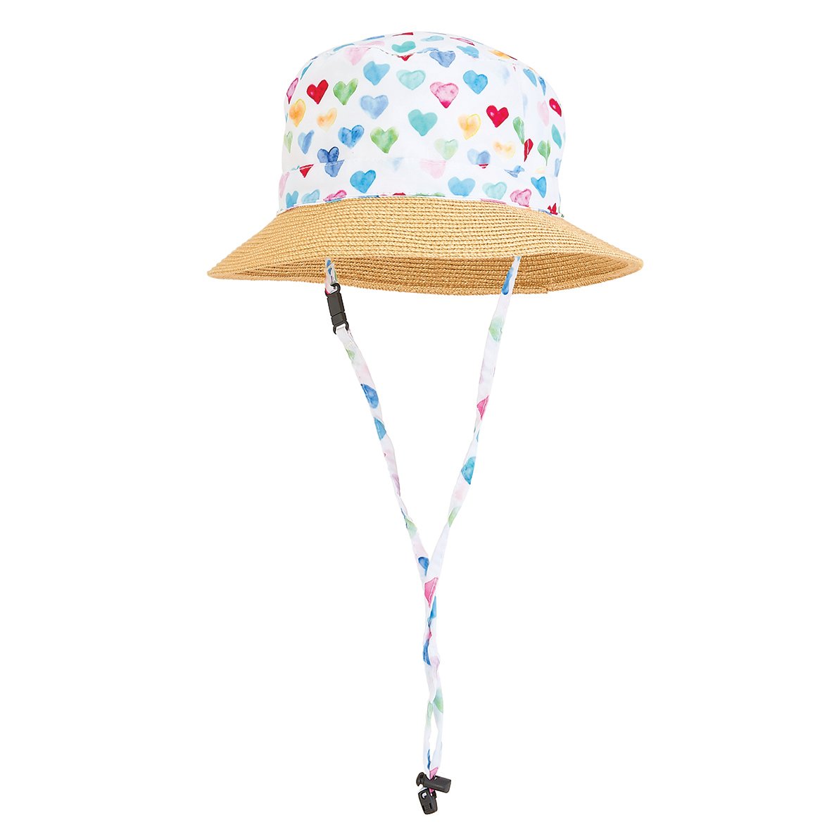 Sun N Sand Toddler Heart Straw Bucket Hat - Shop Hats at H-E-B