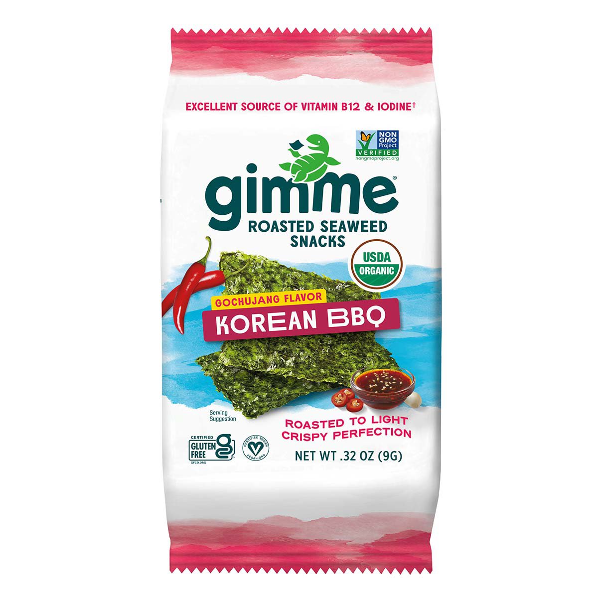 gimme Roasted Seaweed Snack - Korean BBQ - Shop Chips at H-E-B