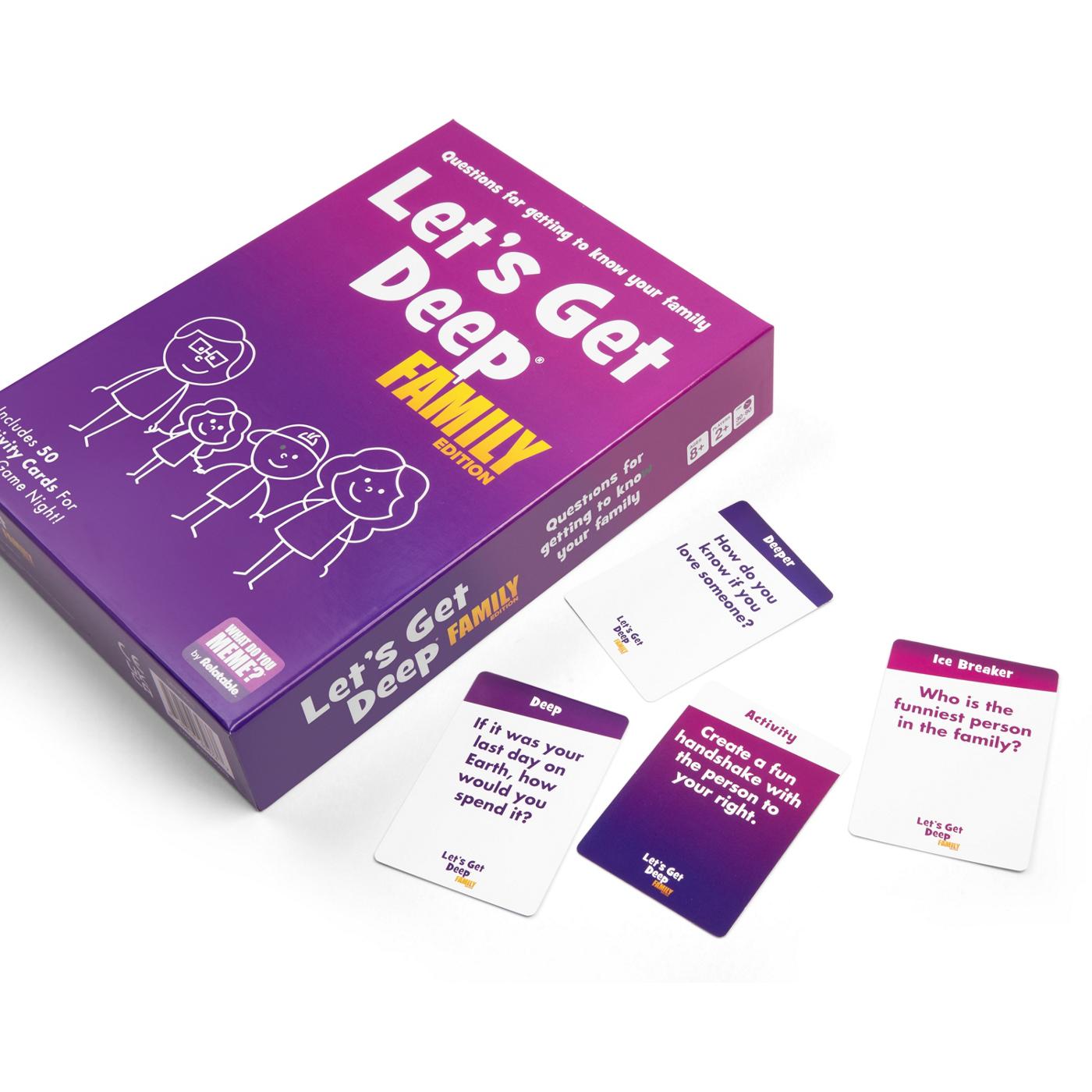 Let's Get Deep Family Edition Card Game - Shop Games at H-E-B