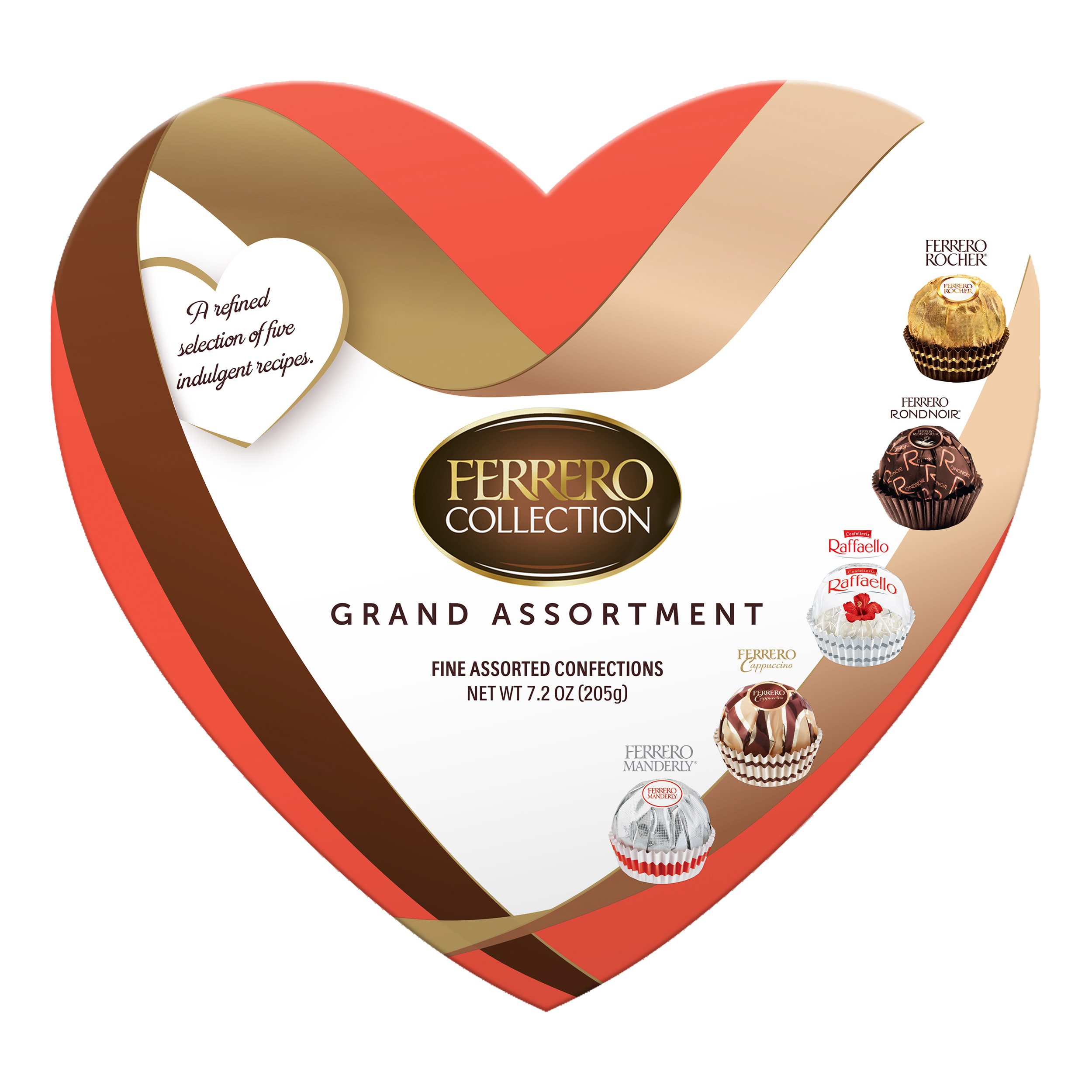 Ferrero Collection Grand Assortment Valentine's Candy Heart Gift Box ...