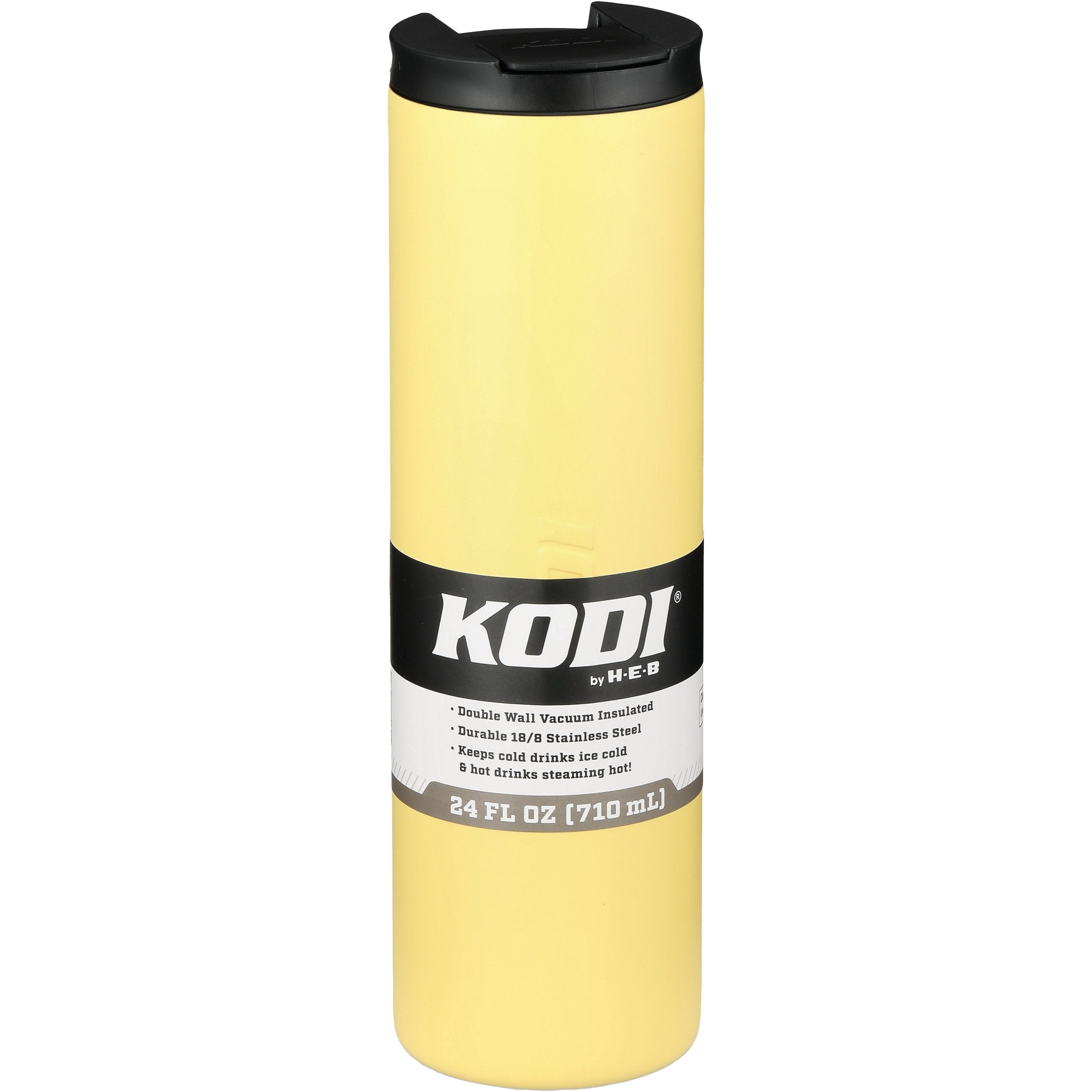 KODI by H-E-B Stainless Steel Spill Proof Travel Tumbler – Lemon - Shop ...