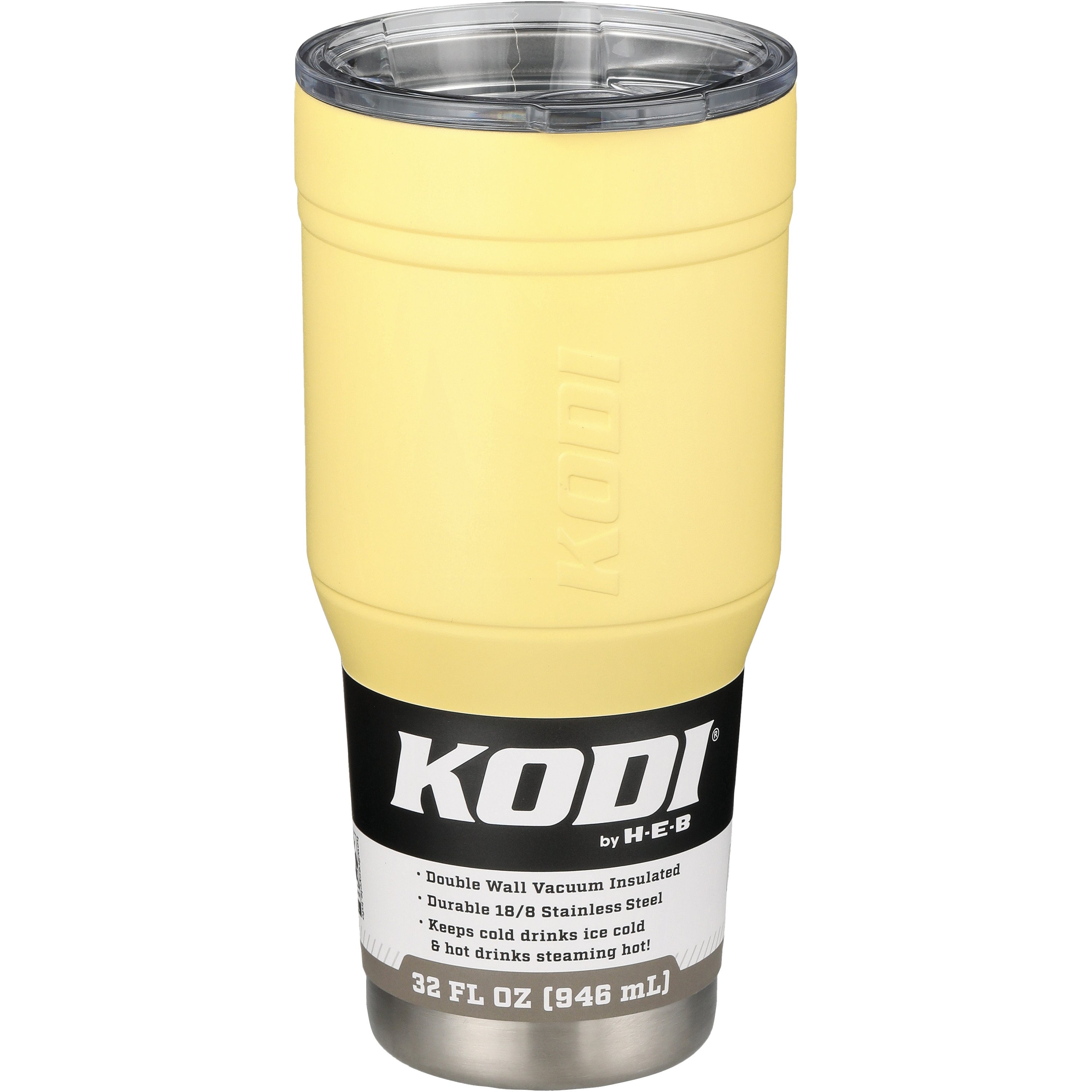 KODI by H-E-B Stainless Steel Tumbler - Lemon - Shop Travel & to-go at ...