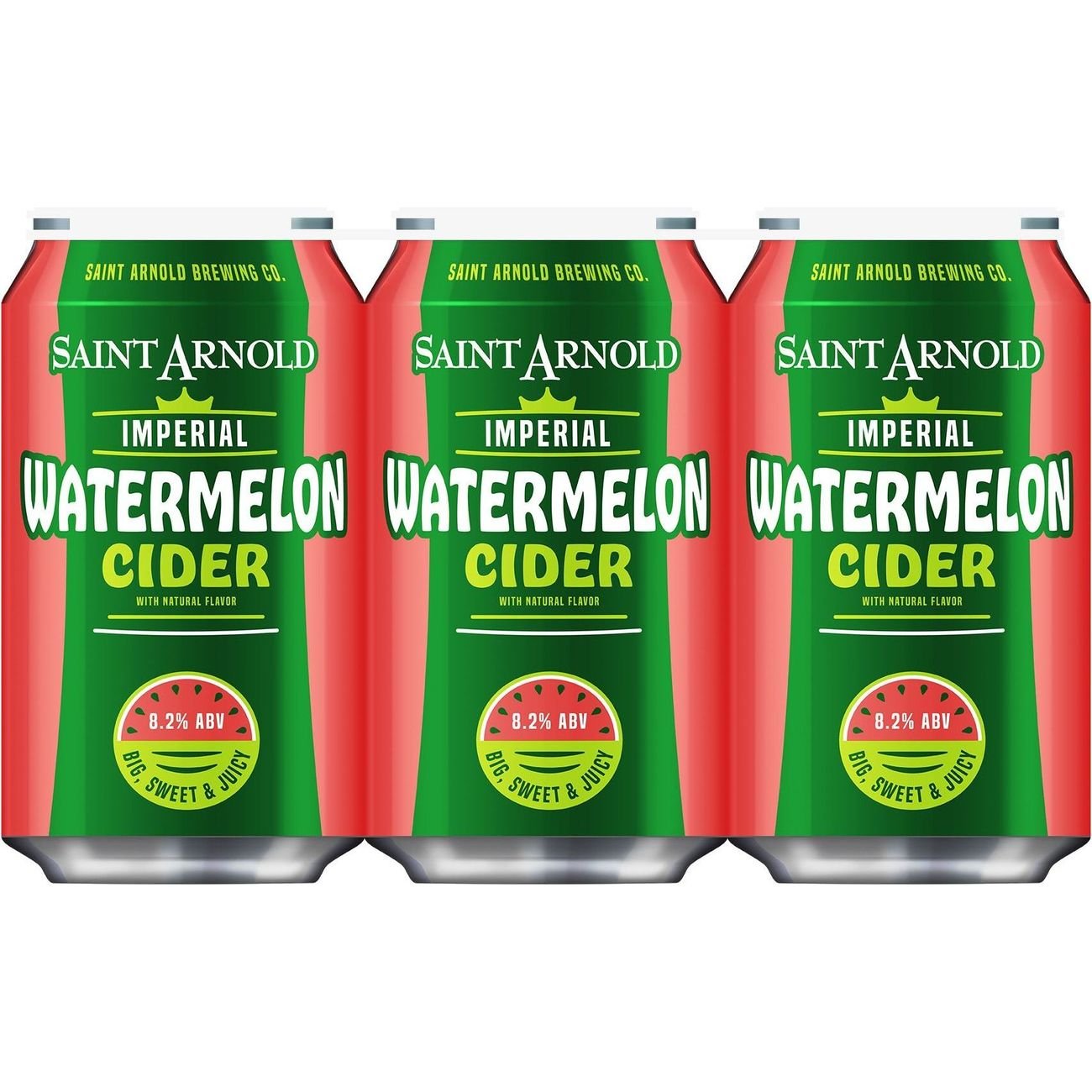 Saint Arnold Imperial Watermelon Cider 6 pk Cans - Shop Hard cider at H-E-B