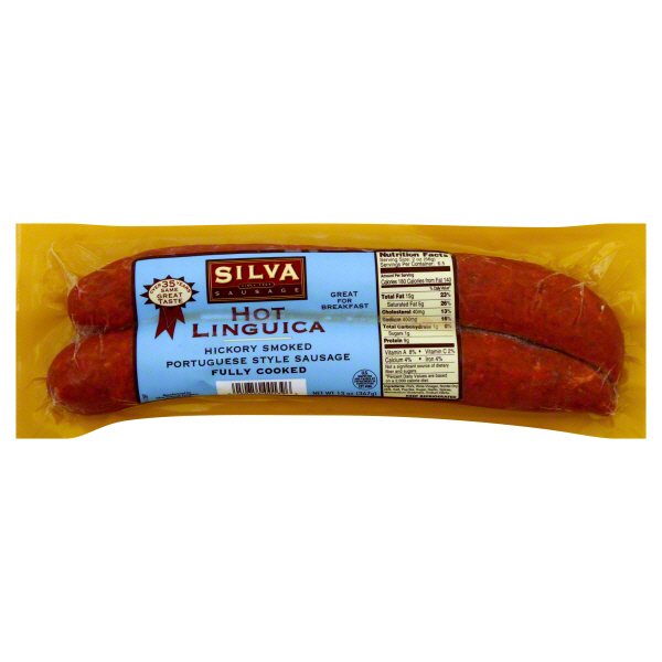 Silva Hot Linguica Portuguese Sausage - Shop Sausage at H-E-B