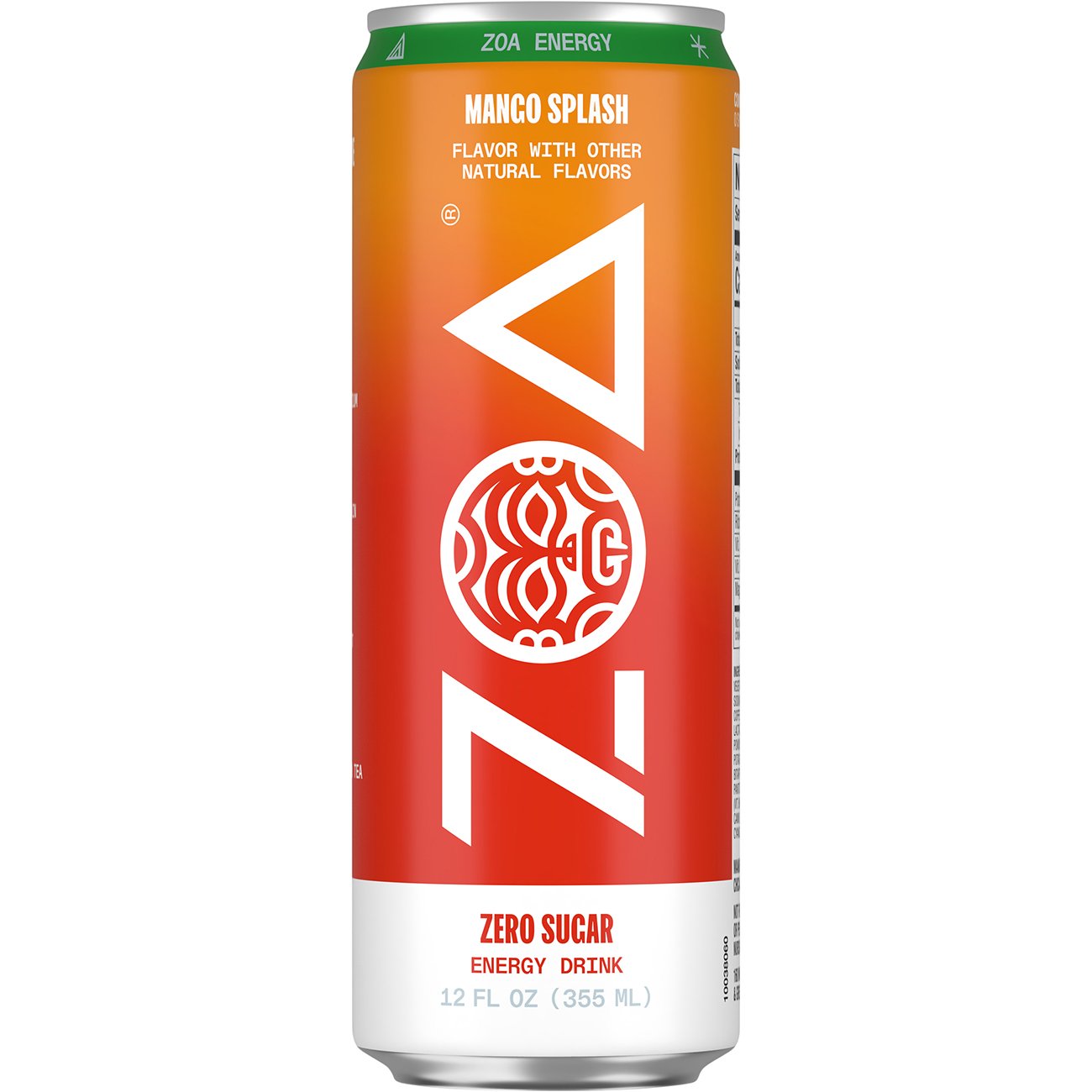 ZOA Zero Sugar Energy Drink - Mango Splash - Shop Sports & energy ...