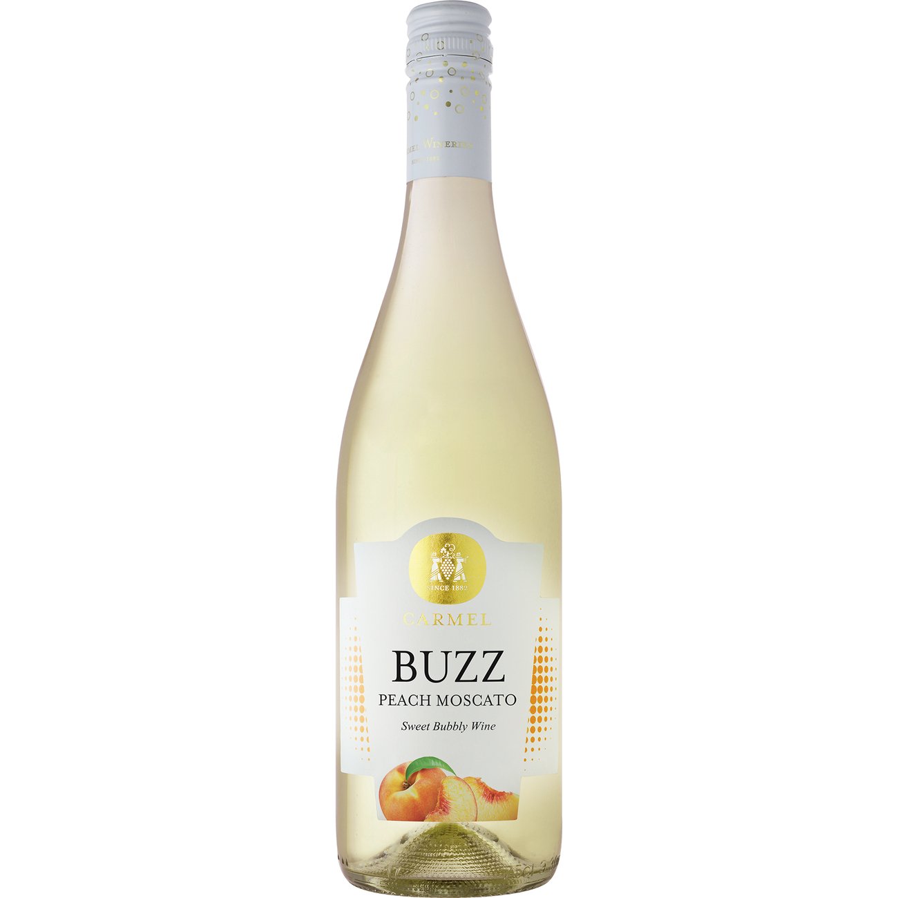 Carmel Buzz Peach Moscato Israel White Wine - Shop Wine at H-E-B