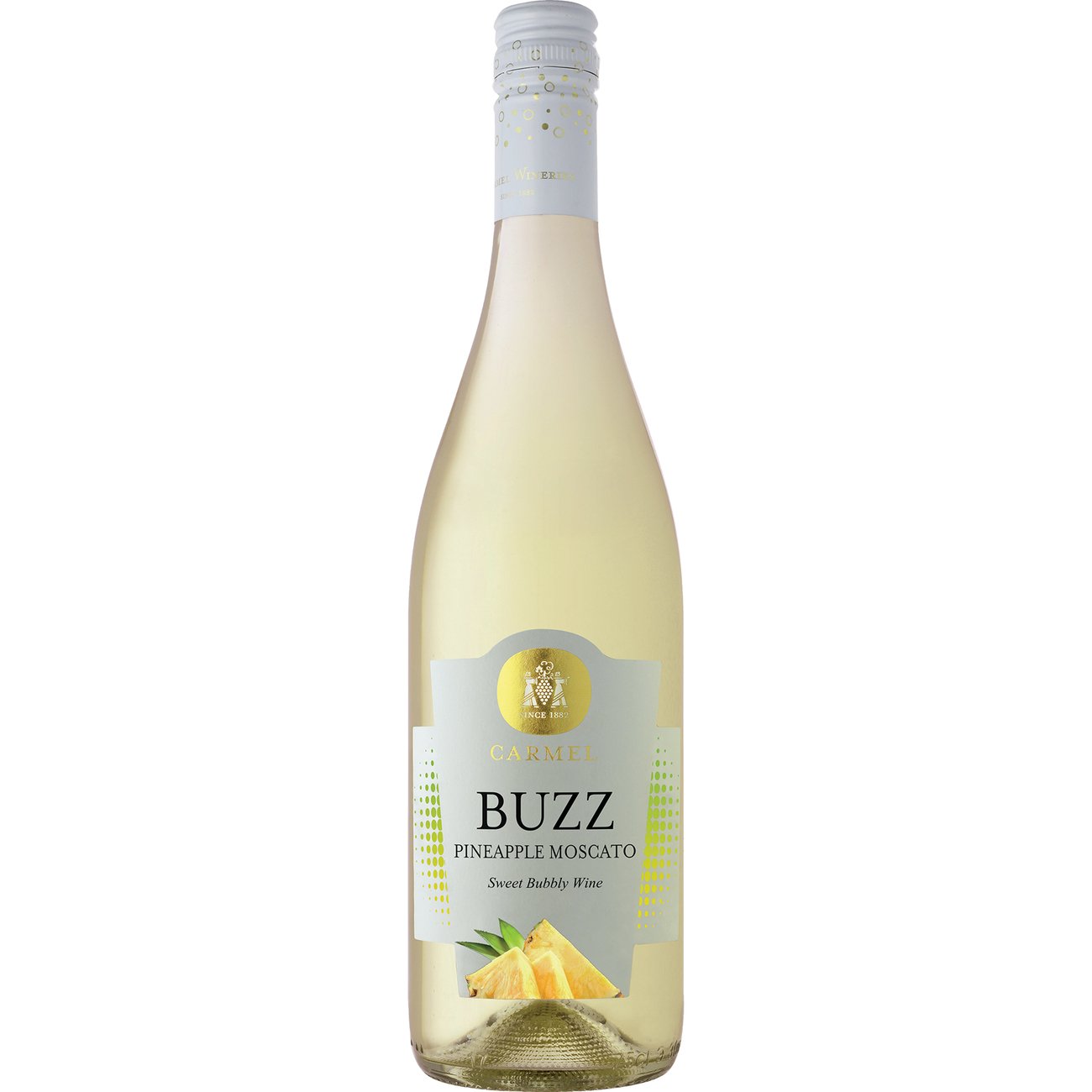 Carmel Buzz Pineapple Moscato Israel White Wine - Shop Wine at H-E-B
