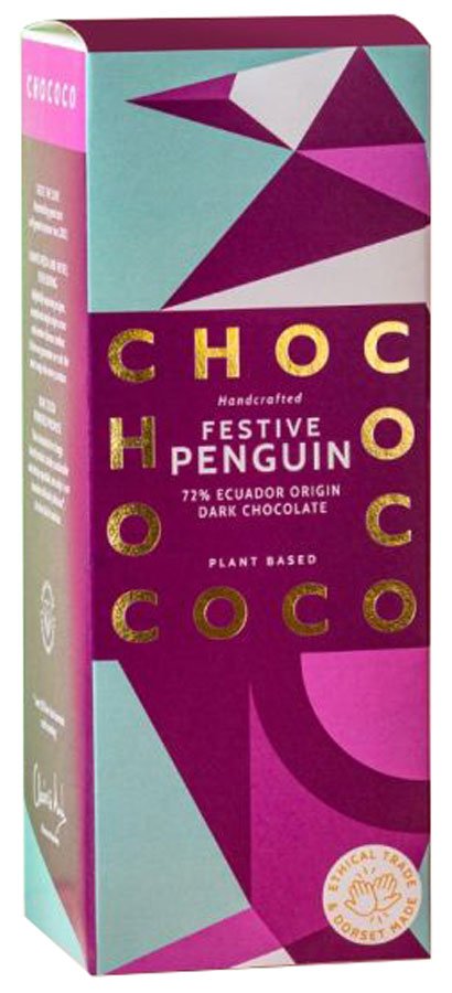 Chococo Dark Chocolate Festive Penguin, 120 g | Central Market - Really ...