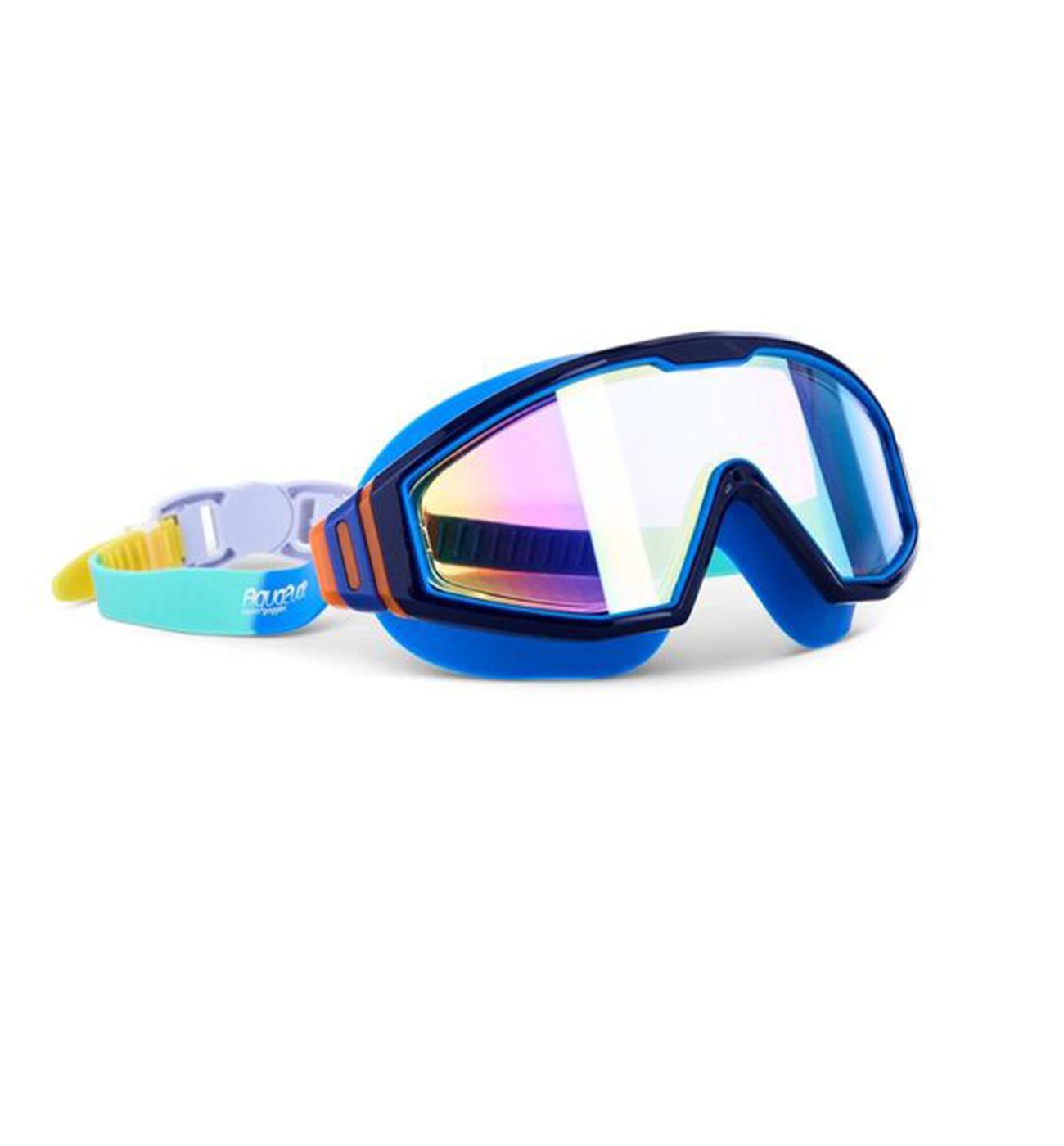 Aqua2ude Panoramic Swim Goggle - Blue - Shop Goggles & masks at H-E-B