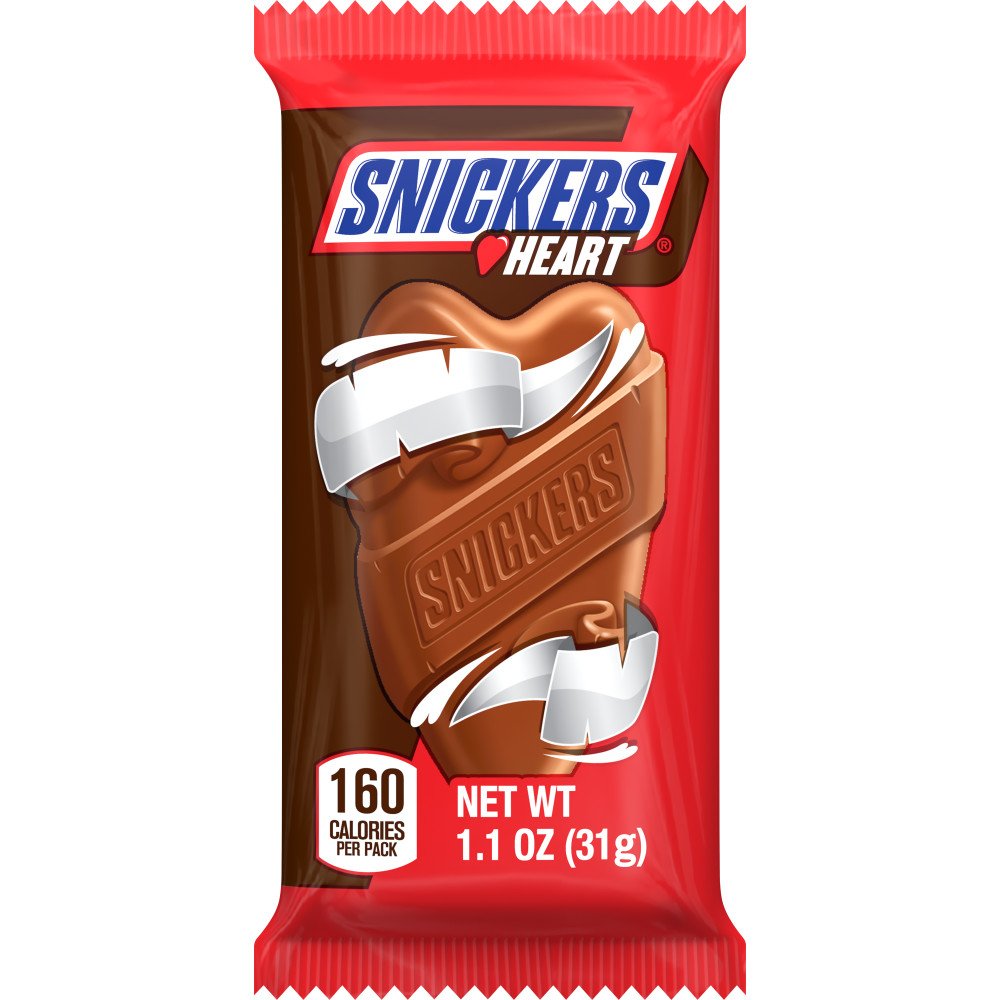 Snickers Heart Valentine's Candy - Shop Candy at H-E-B