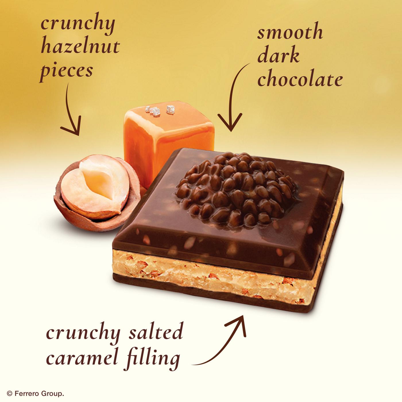 Ferrero Rocher Dark Hazelnut & Crunchy Salted Caramel Chocolate Bar ...