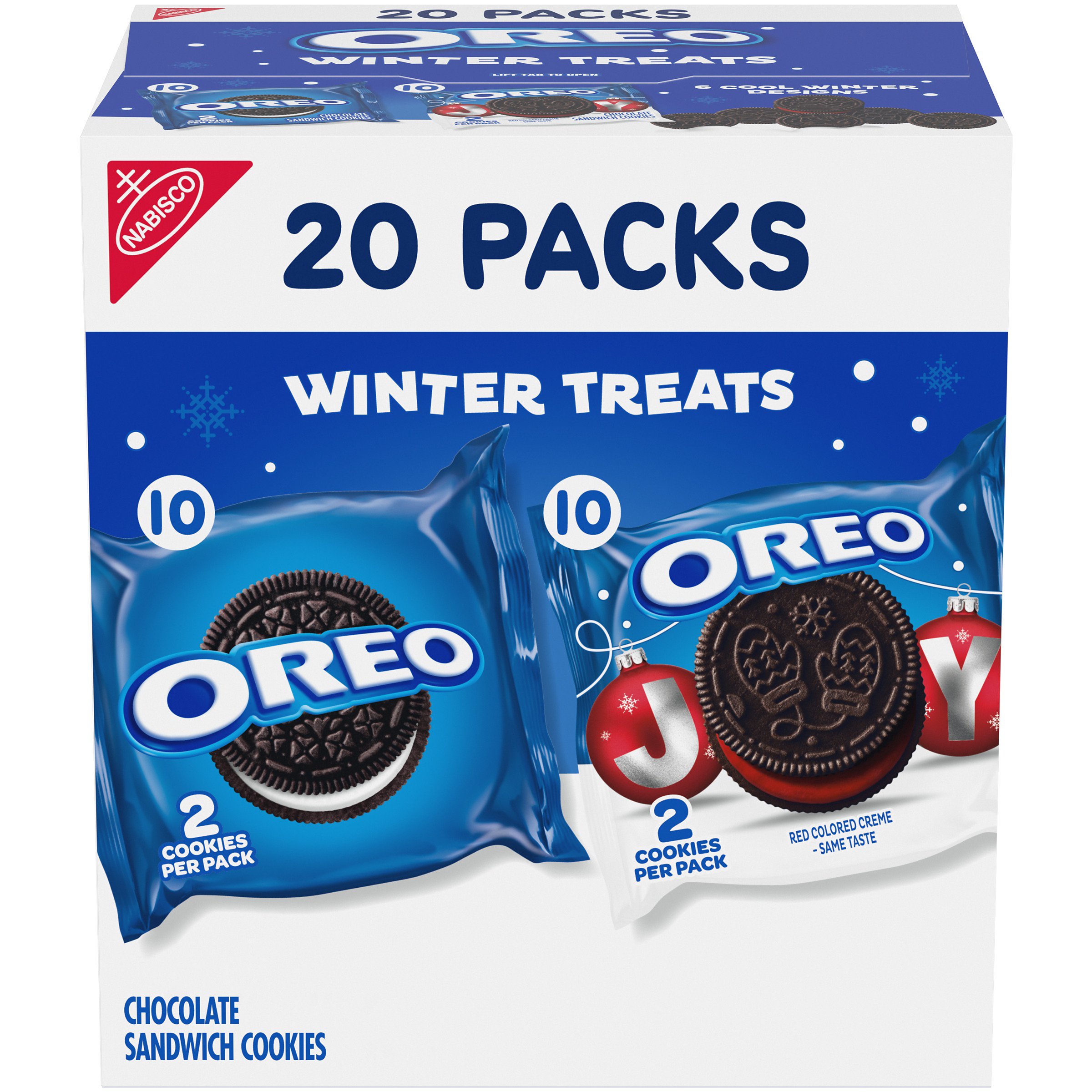 OREO Holiday Edition Chocolate Sandwich Cookies Multipack - Shop Snacks ...