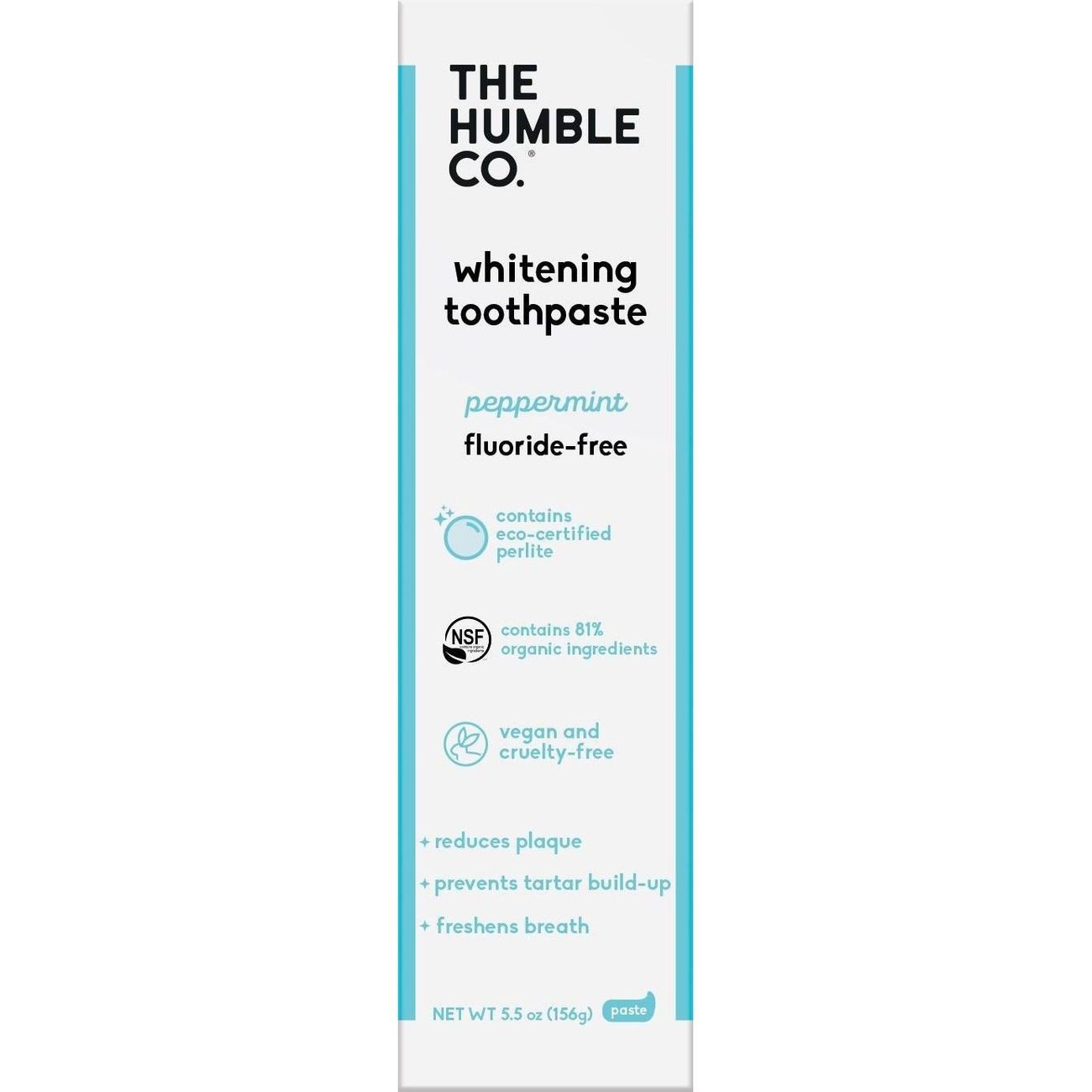 The Humble Co Fluoride-Free Whitening Toothpaste - Peppermint - Shop ...