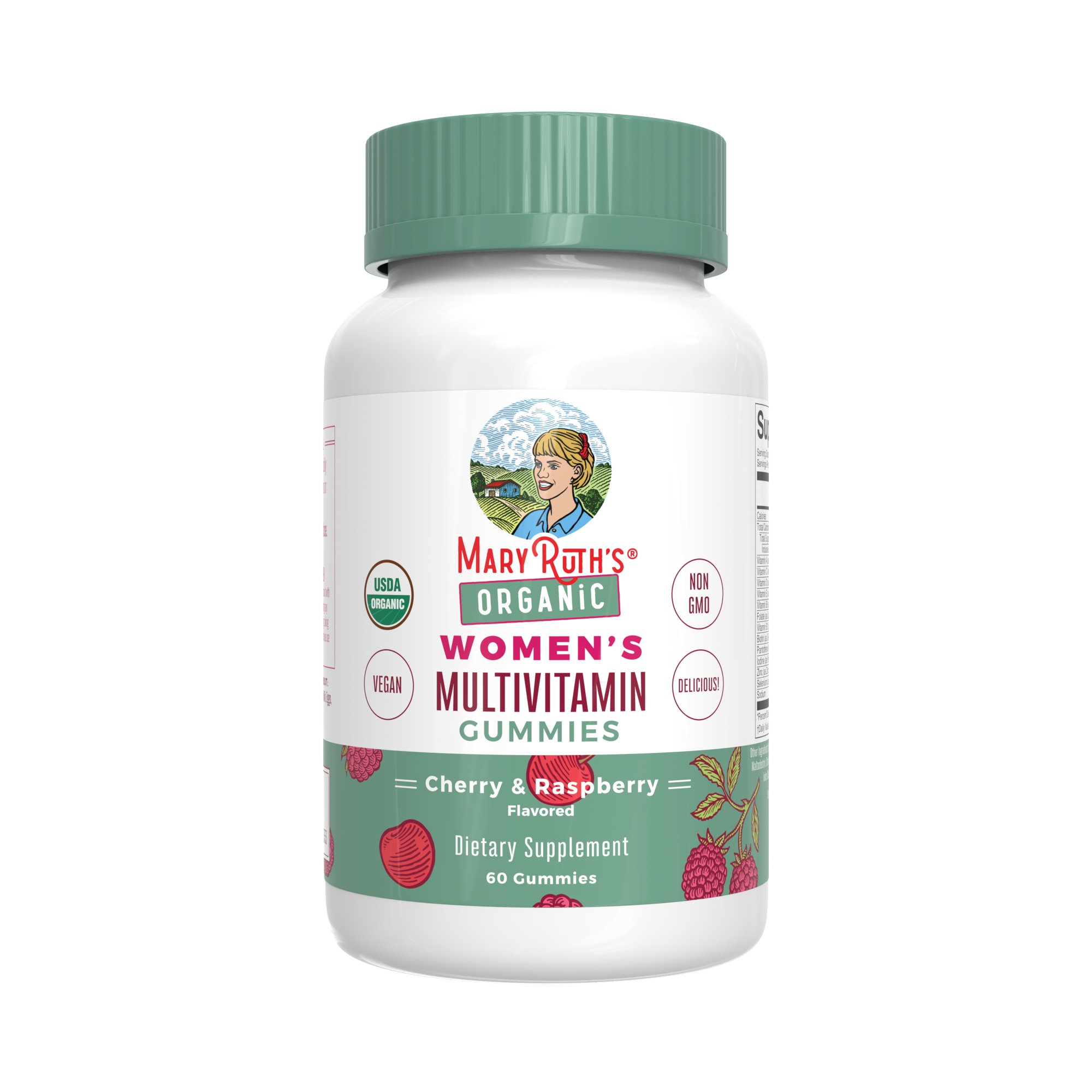 Mary Ruth's Organic Women's Multivitamin Gummies - Cherry & Raspberry ...