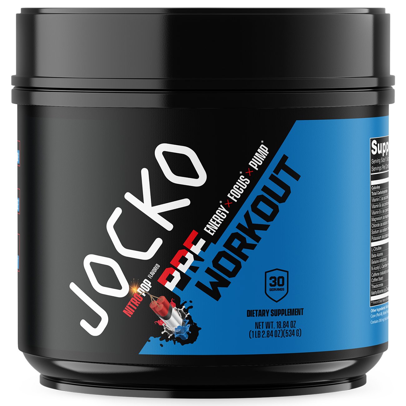 Jocko Pre-Workout - Nitro Pop - Shop Diet & fitness at H-E-B