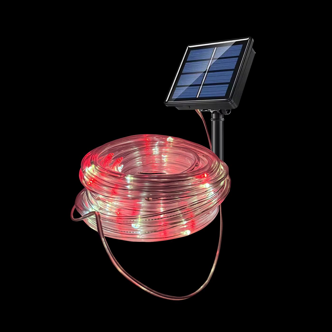 Destination Holiday Multi-Colored Rope Solar Powered Lights - Shop ...