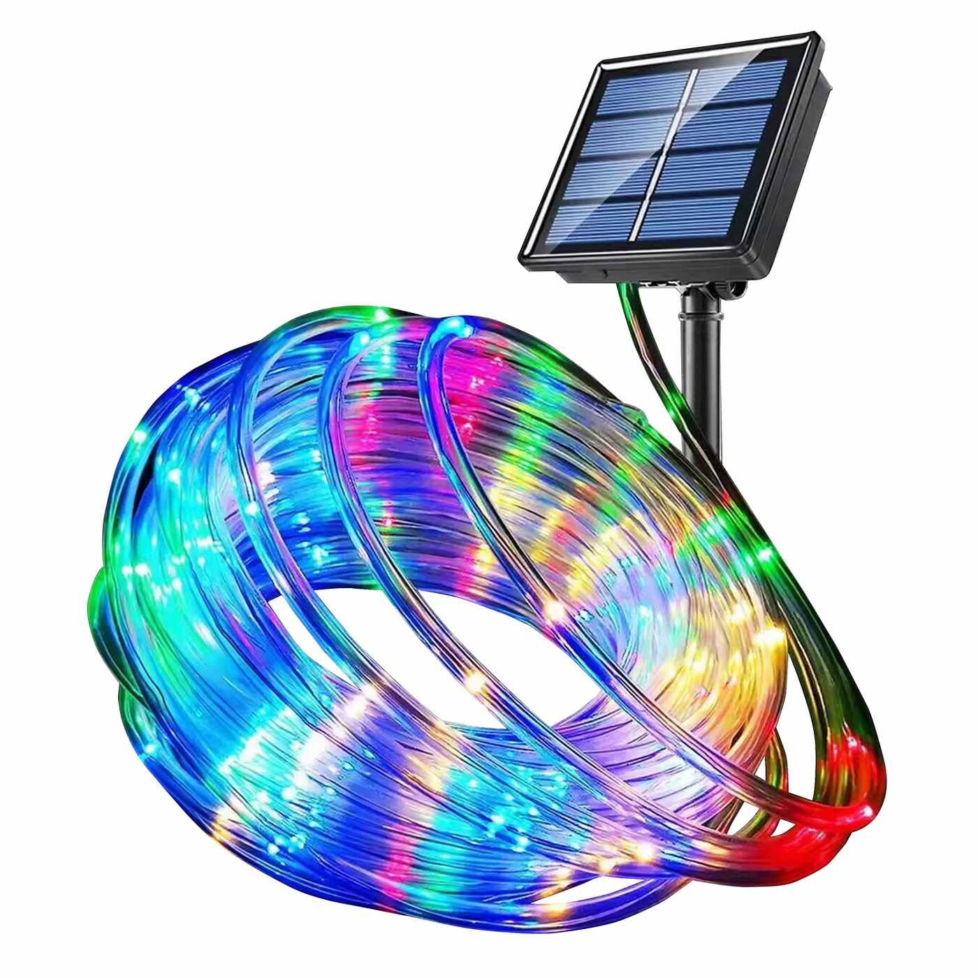 Destination Holiday Multi-Colored Rope Solar Powered Lights - Shop ...