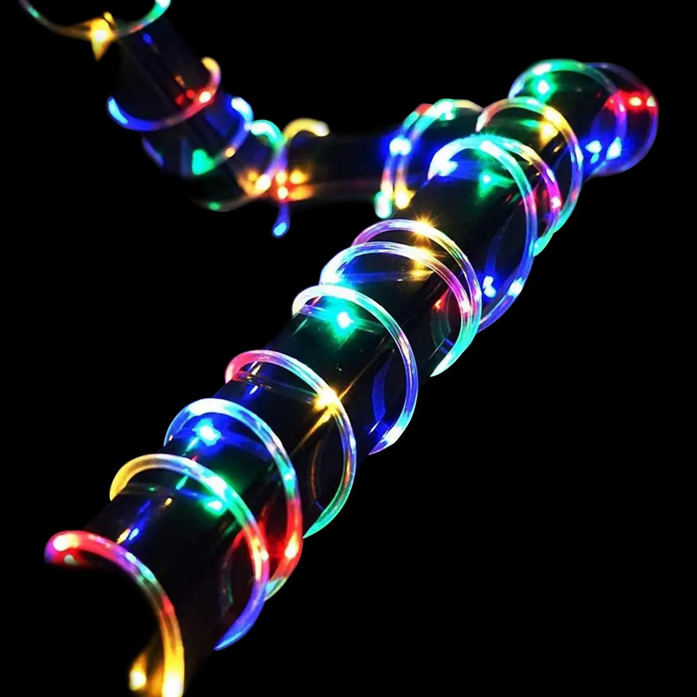 Destination Holiday Multi-Colored Rope Solar Powered Lights - Shop ...