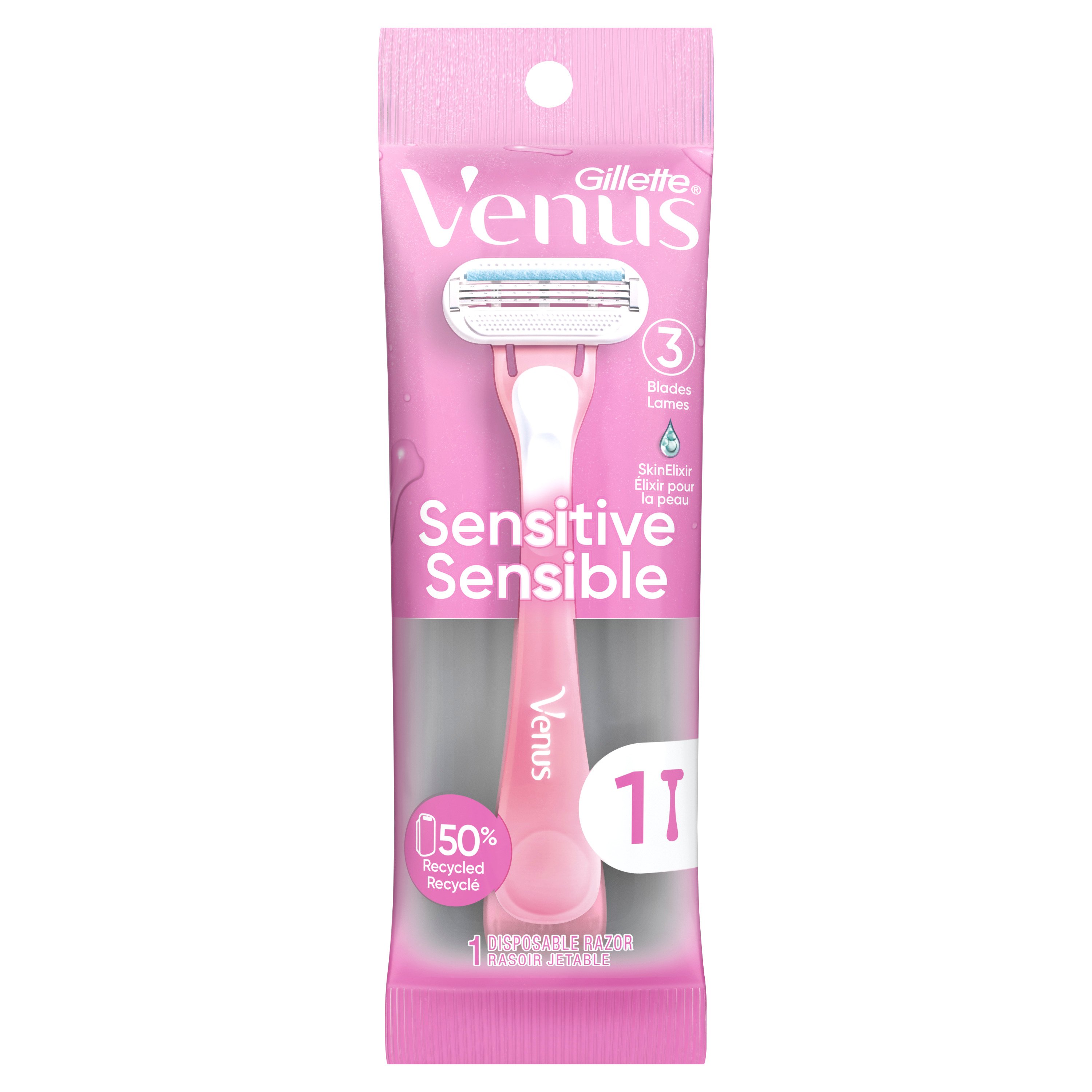 Venus Travel Size Venus Sensitive Disposable Razor - Shop Razors ...