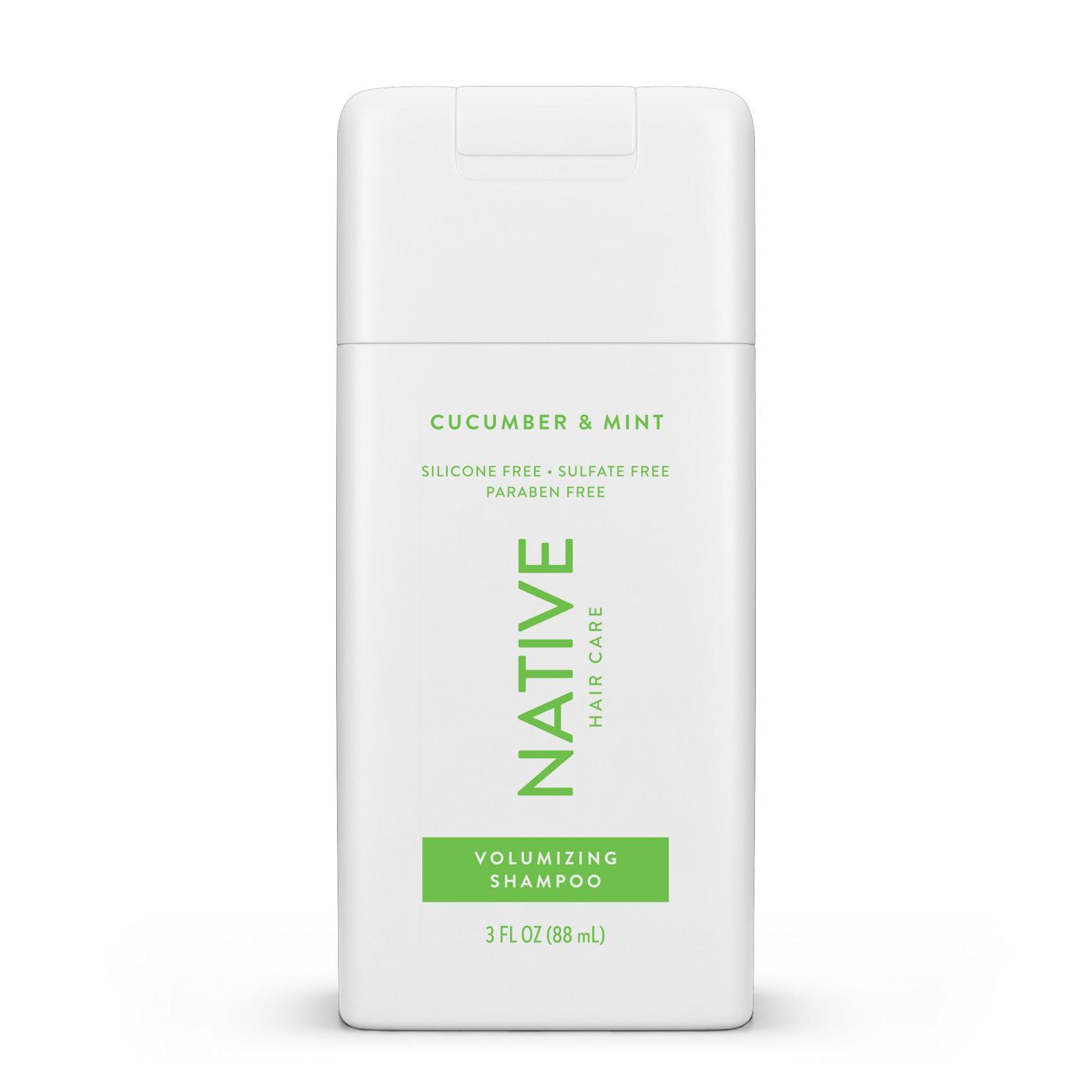 Native Travel Size Volumizing Shampoo - Cucumber & Mint - Shop Shampoo ...