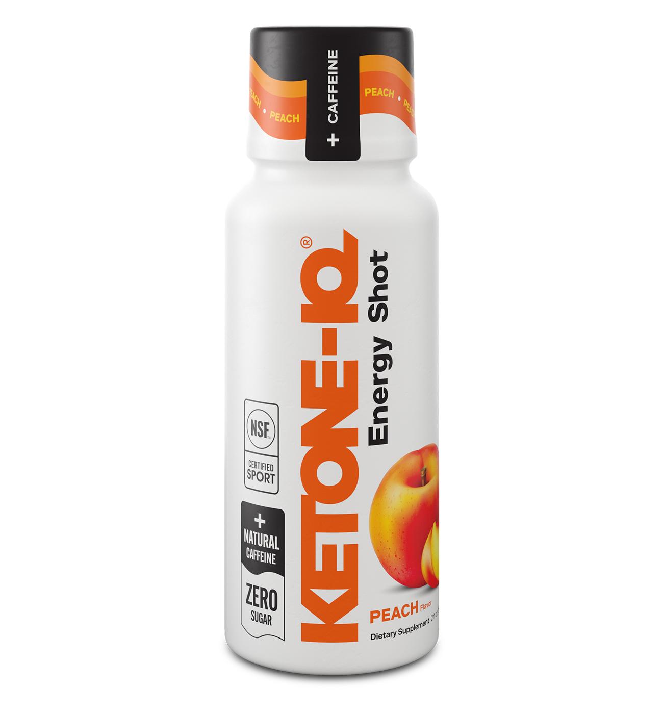 Ketone-IQ Zero Sugar Energy Shots 6 pk - Caffeine Peach - Shop Sports & energy drinks at H-E-B