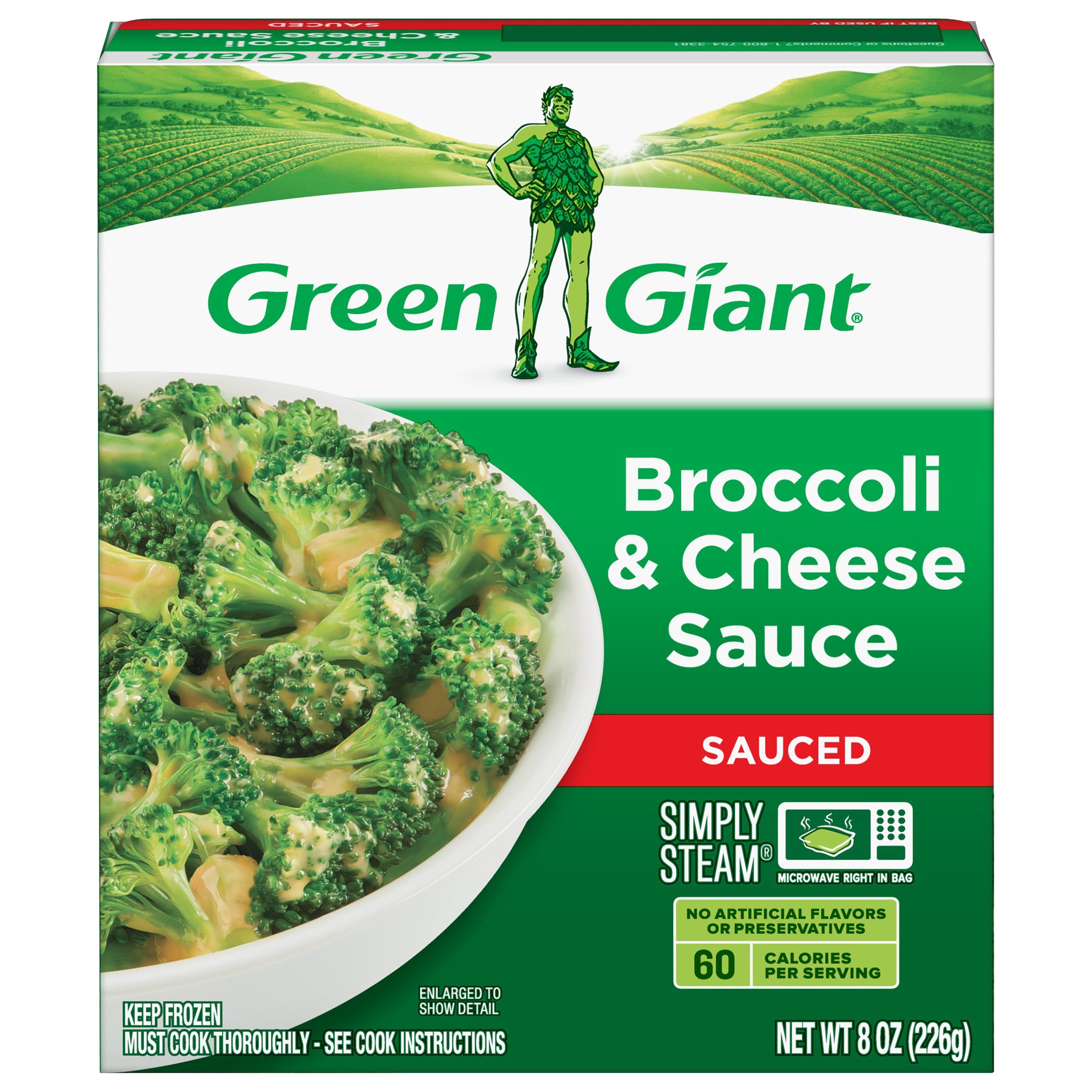 Green Giant Simply Steam Broccoli & Cheese Sauce - Shop Entrees & sides ...