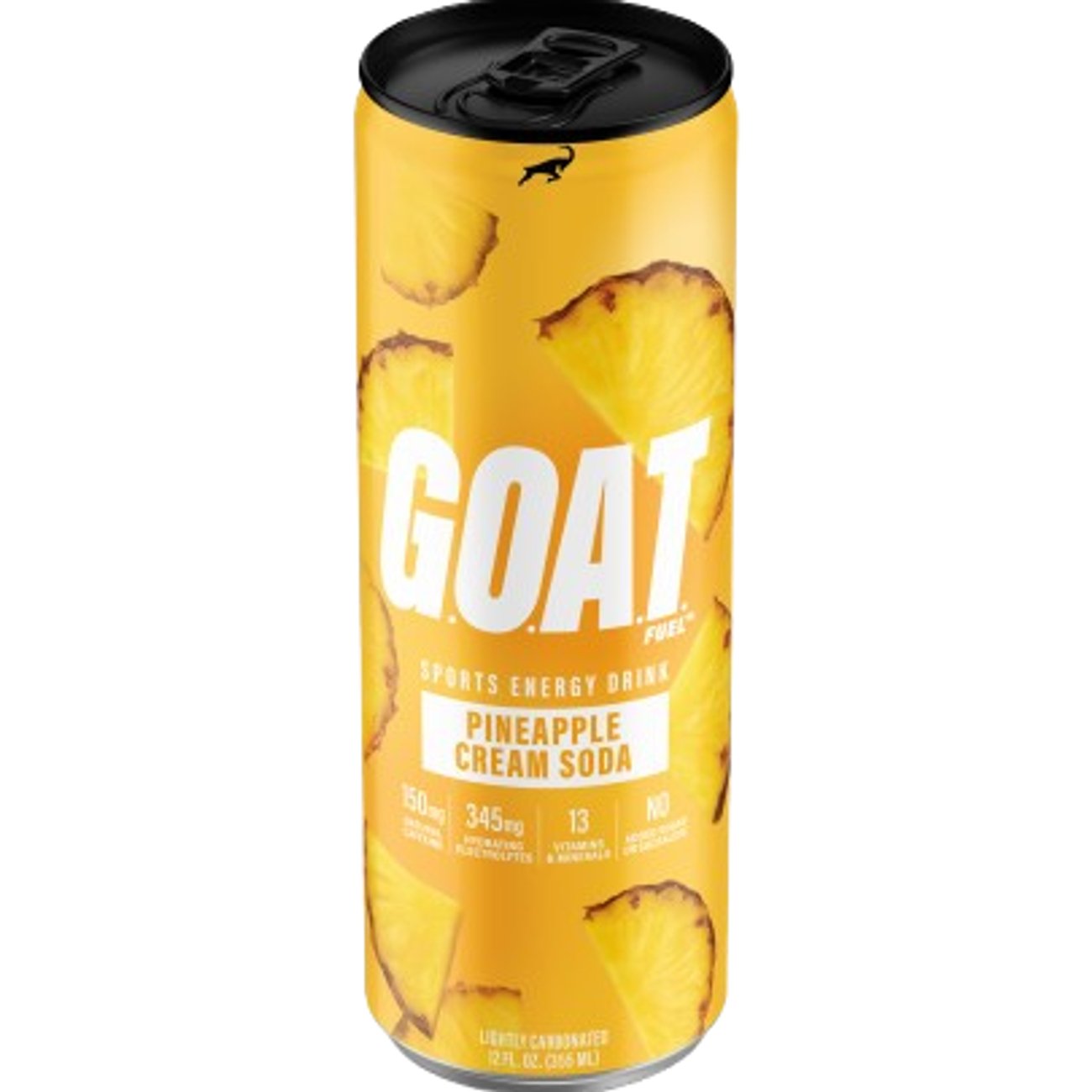 G.O.A.T. Fuel Zero Sugar Energy Drink - Pineapple Cream Soda, 12 oz ...