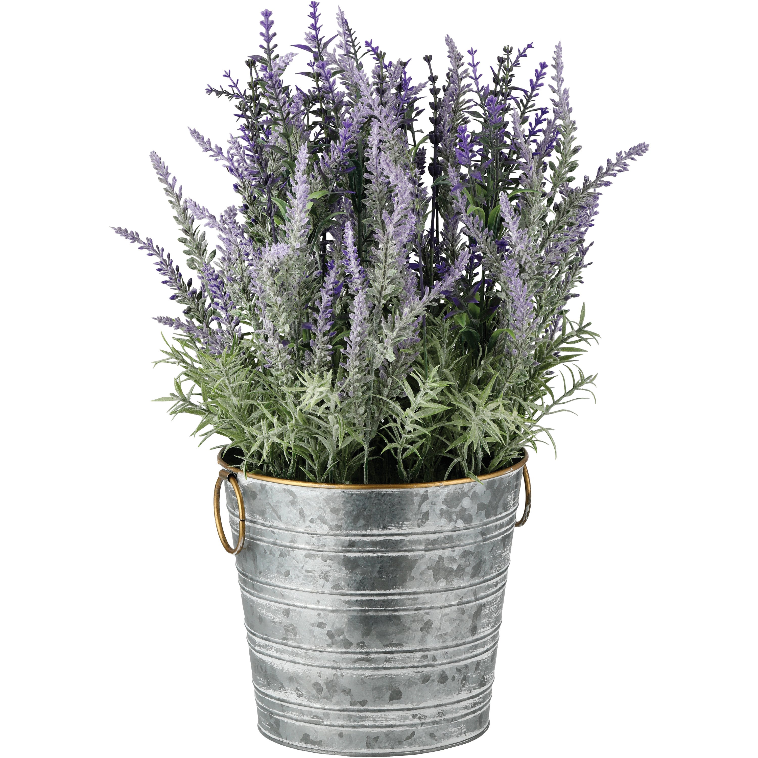 Haven + Key Faux Lavender Botanical in Tin Pot - Shop Seasonal decor at ...