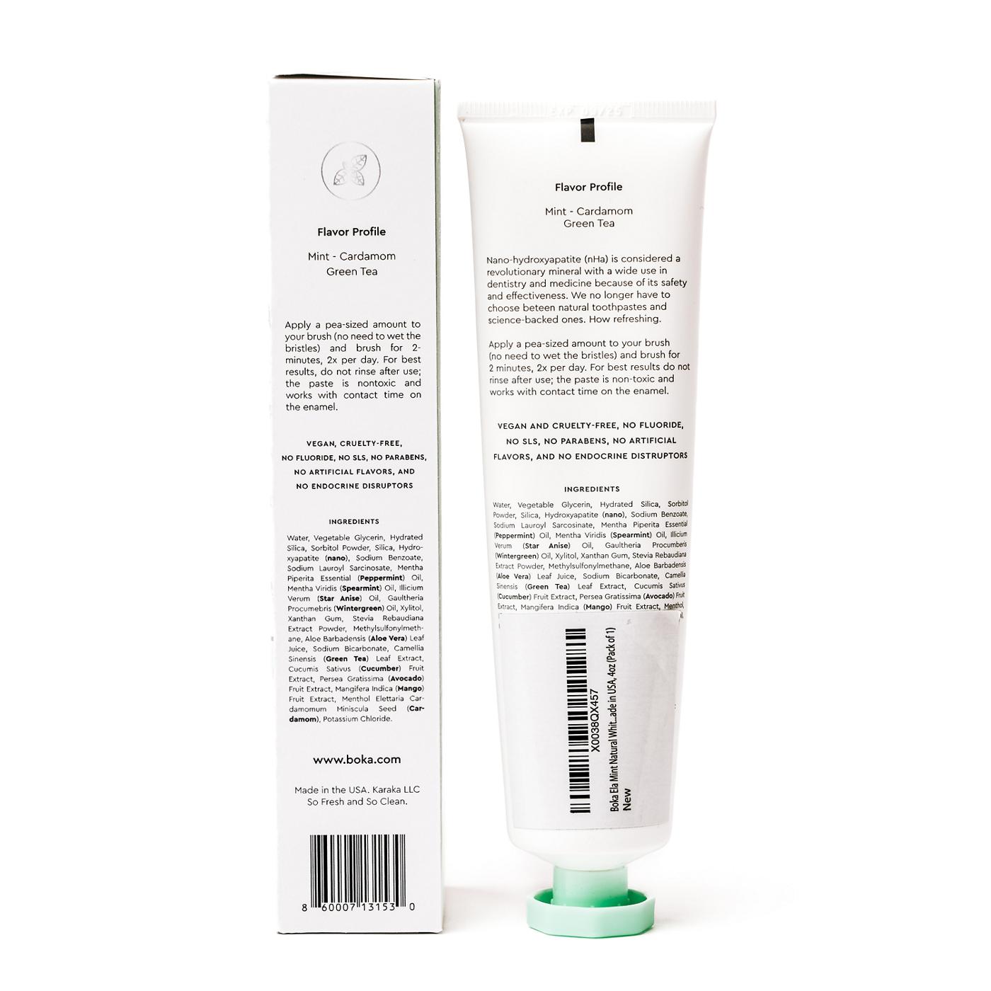 Boka Nano-Hydroxyapatite Toothpaste - Ela Mint - Shop Toothpaste at H-E-B
