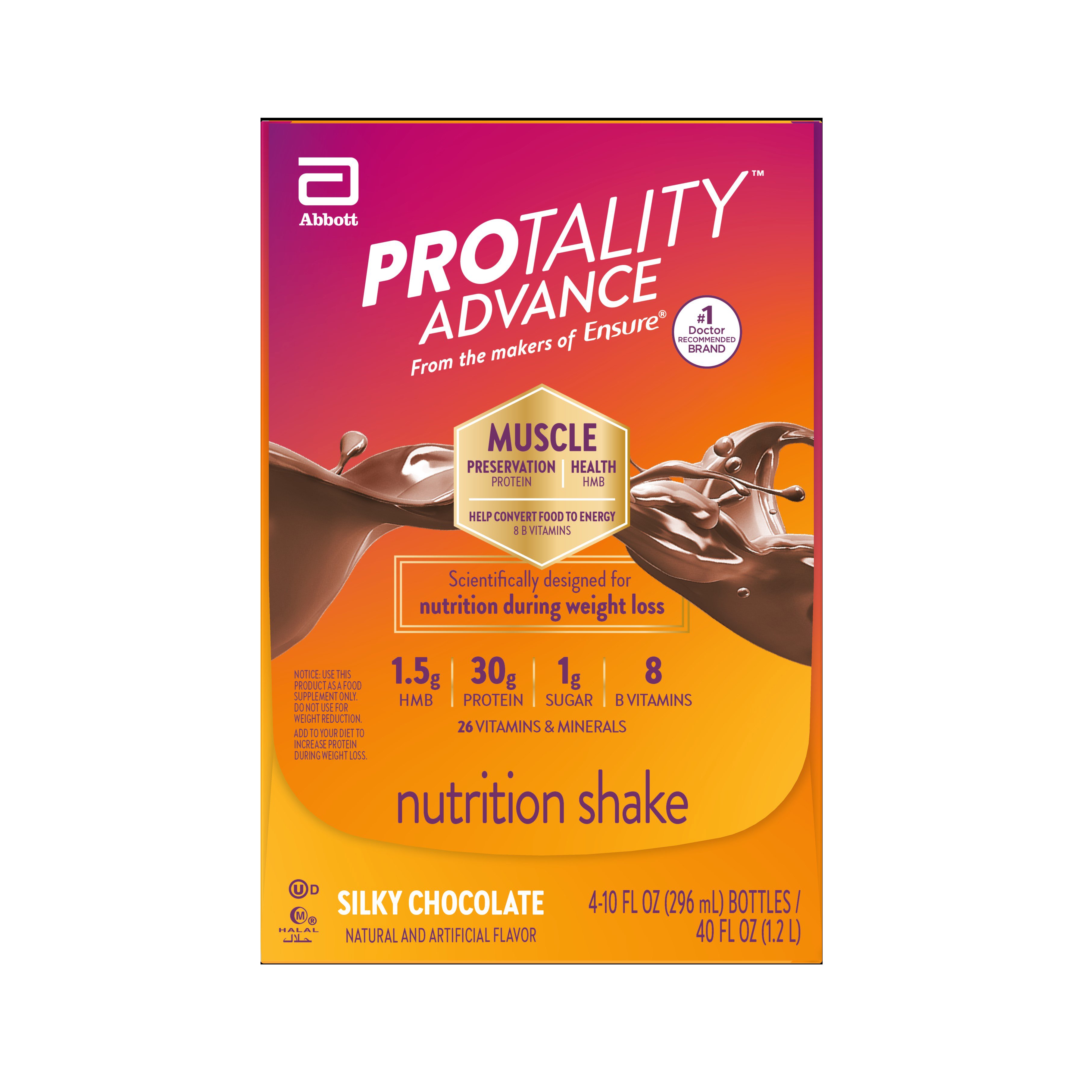 Protality Advance Nutritional Shake - Chocolate - Shop Diet & fitness ...