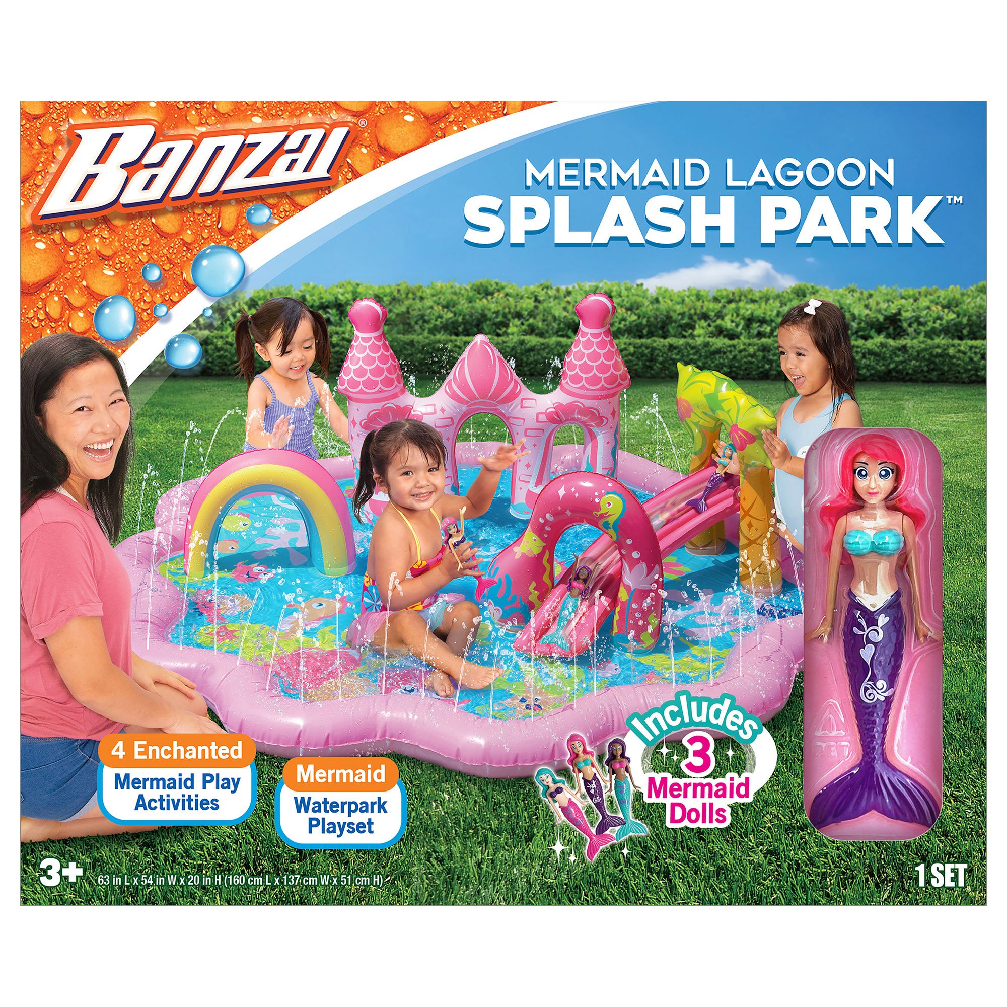 Banzai Mermaid Lagoon Splash Park - Shop Kiddie pools at H-E-B
