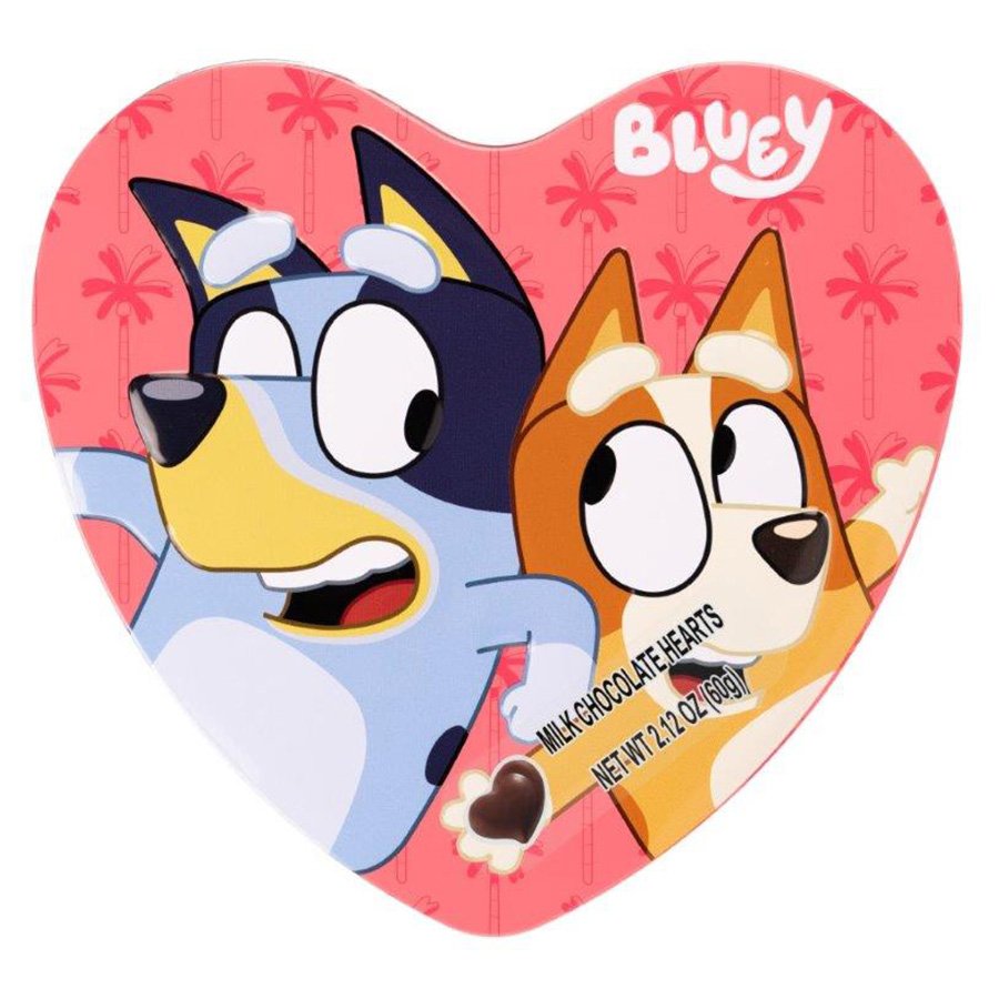 Galerie Bluey Milk Chocolate Hearts Valentine's Gift Tin - Shop Candy ...