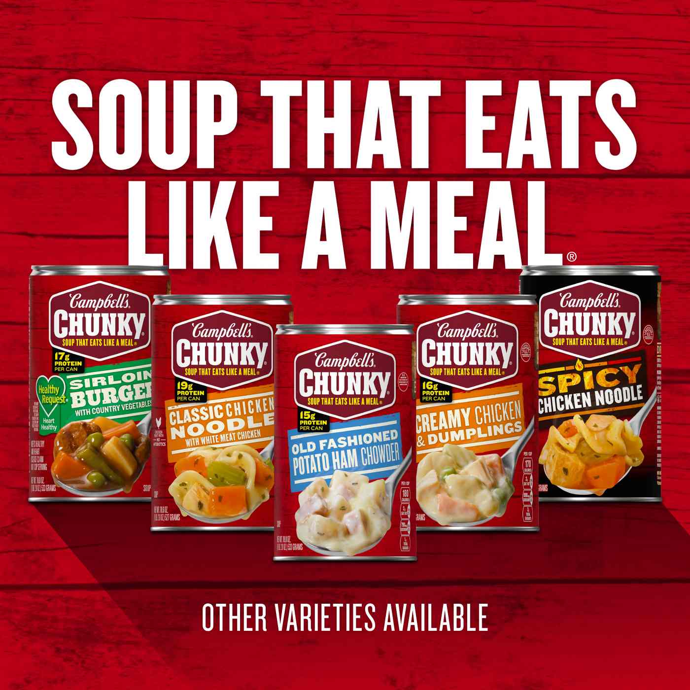 Campbell's Chunky Texas-Style BBQ Burger Soup - Shop Soups & chili at H-E-B